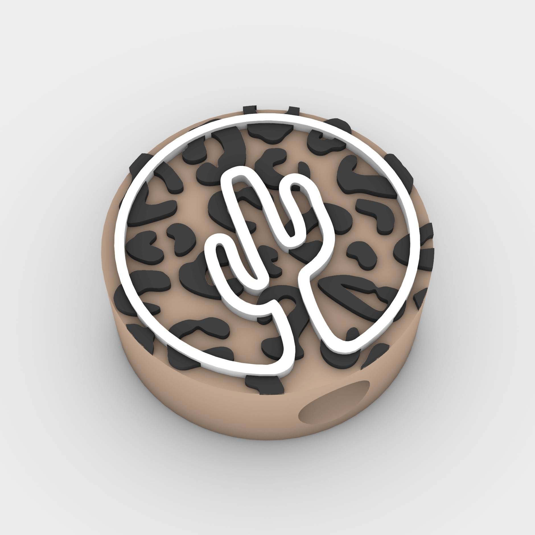 Other STL Download - Straw Topper cactus - leopard backgroundby TeoRk