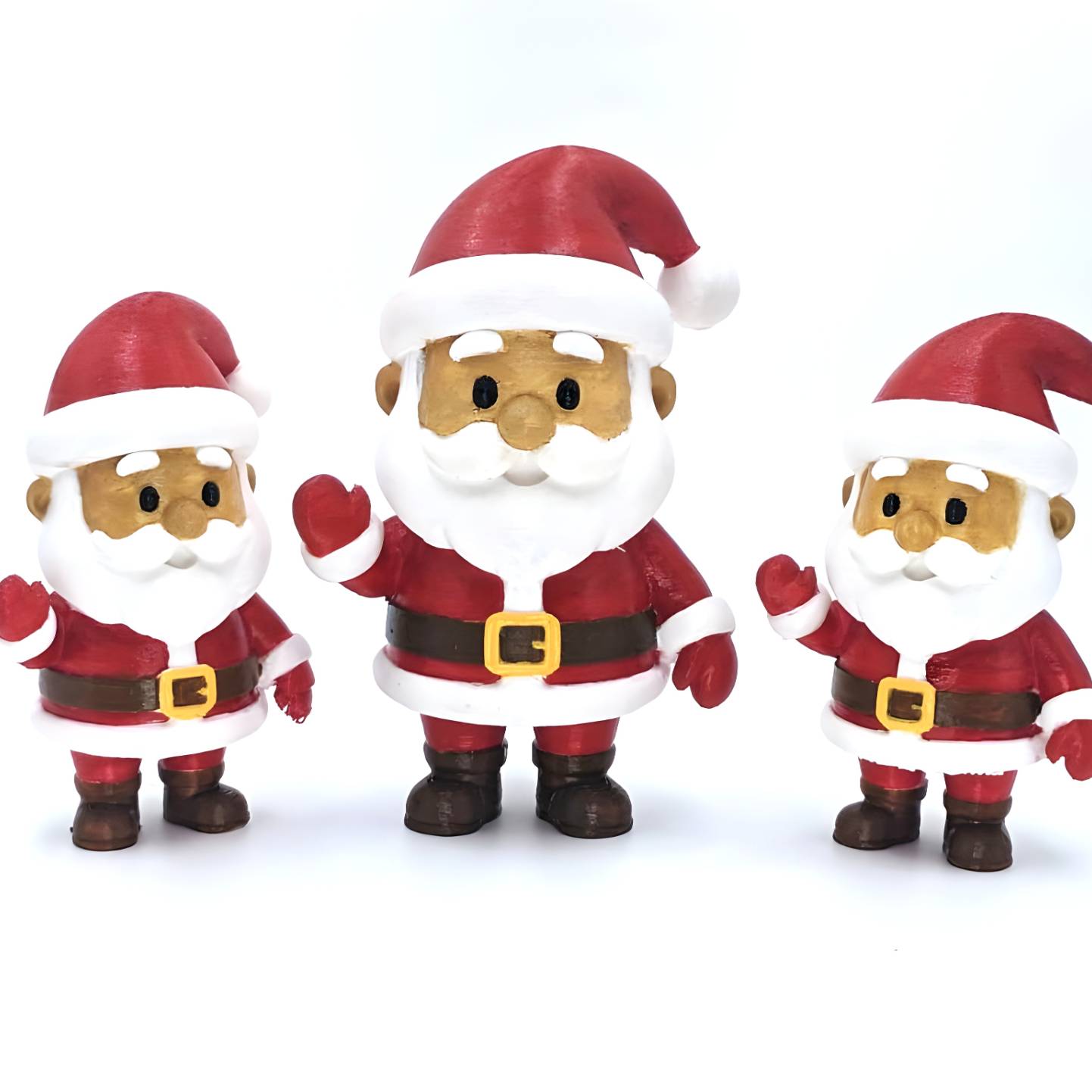 3D Printer Files | 3MF File | Mini Santa Family – Cute 3D Printable ...