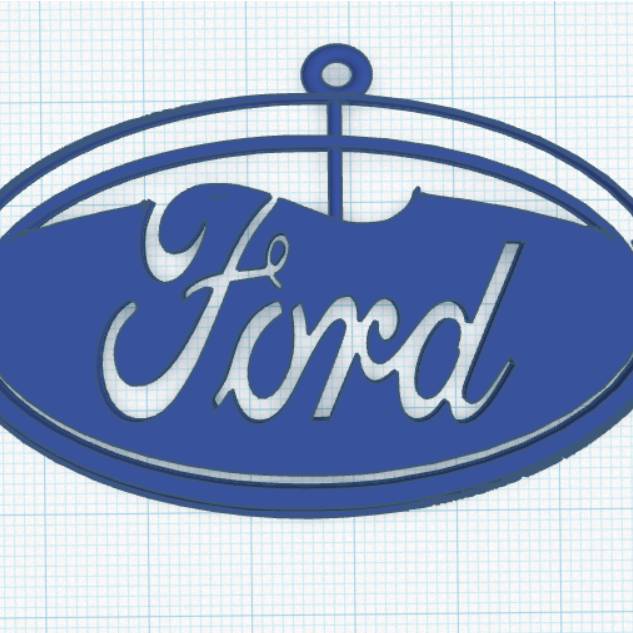 3D Printer Files | 3MF File | Ford keychain | Creality Cloud