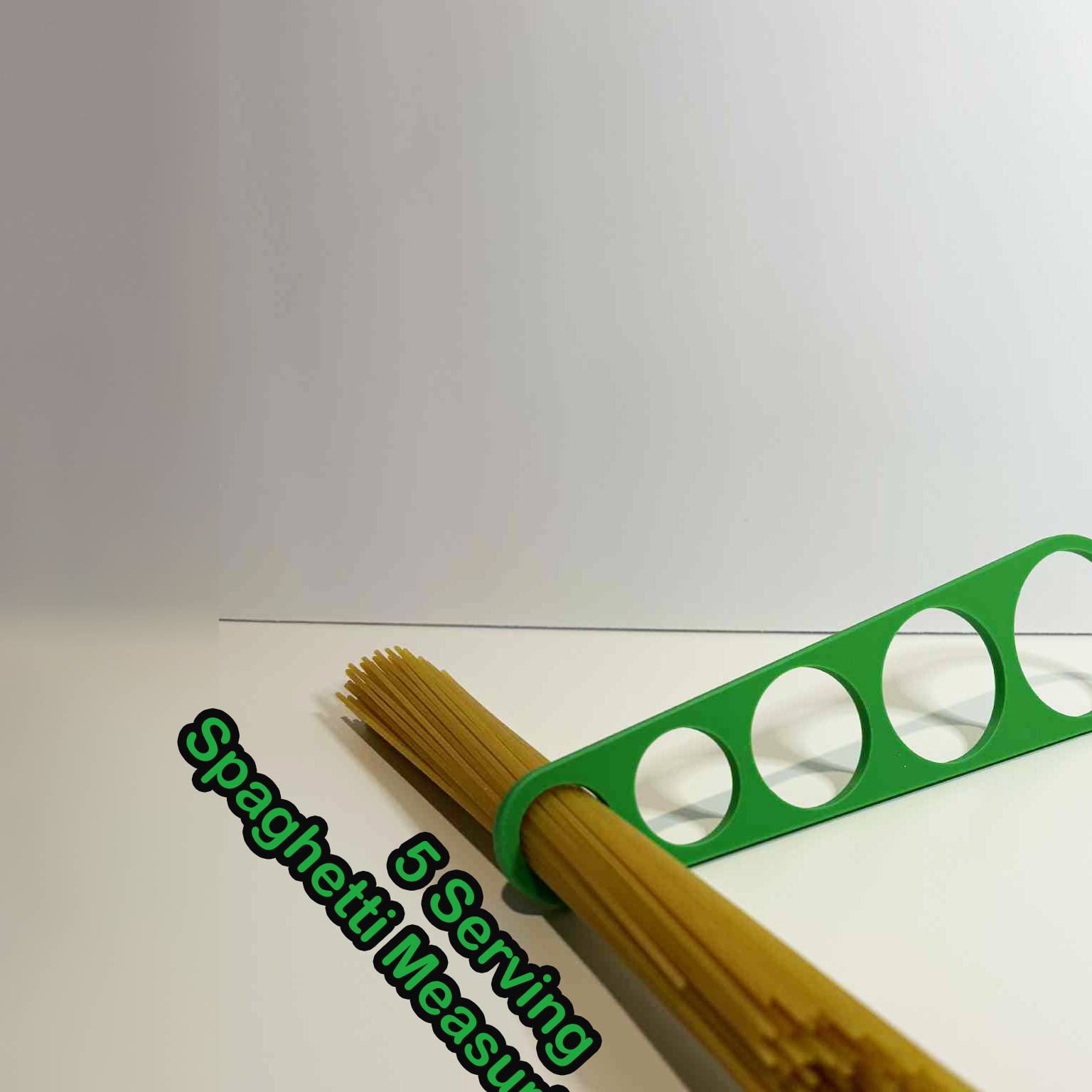 3d Printer Files 3mf File 5 Serving Spaghetti Measuring Tool