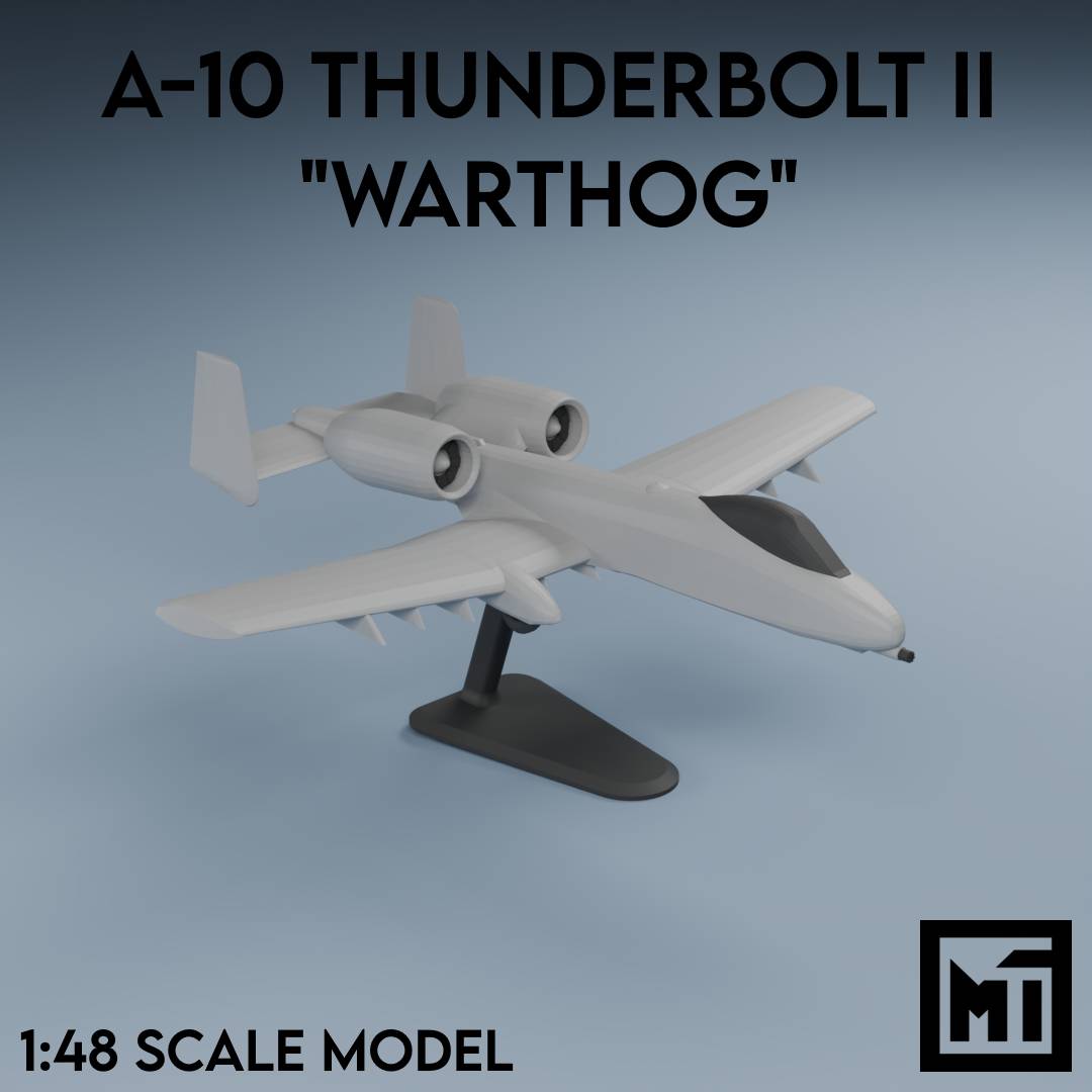 Drones & Aircraft STL Download - A-10 Thunderbolt II "Warthog"by MT-Design