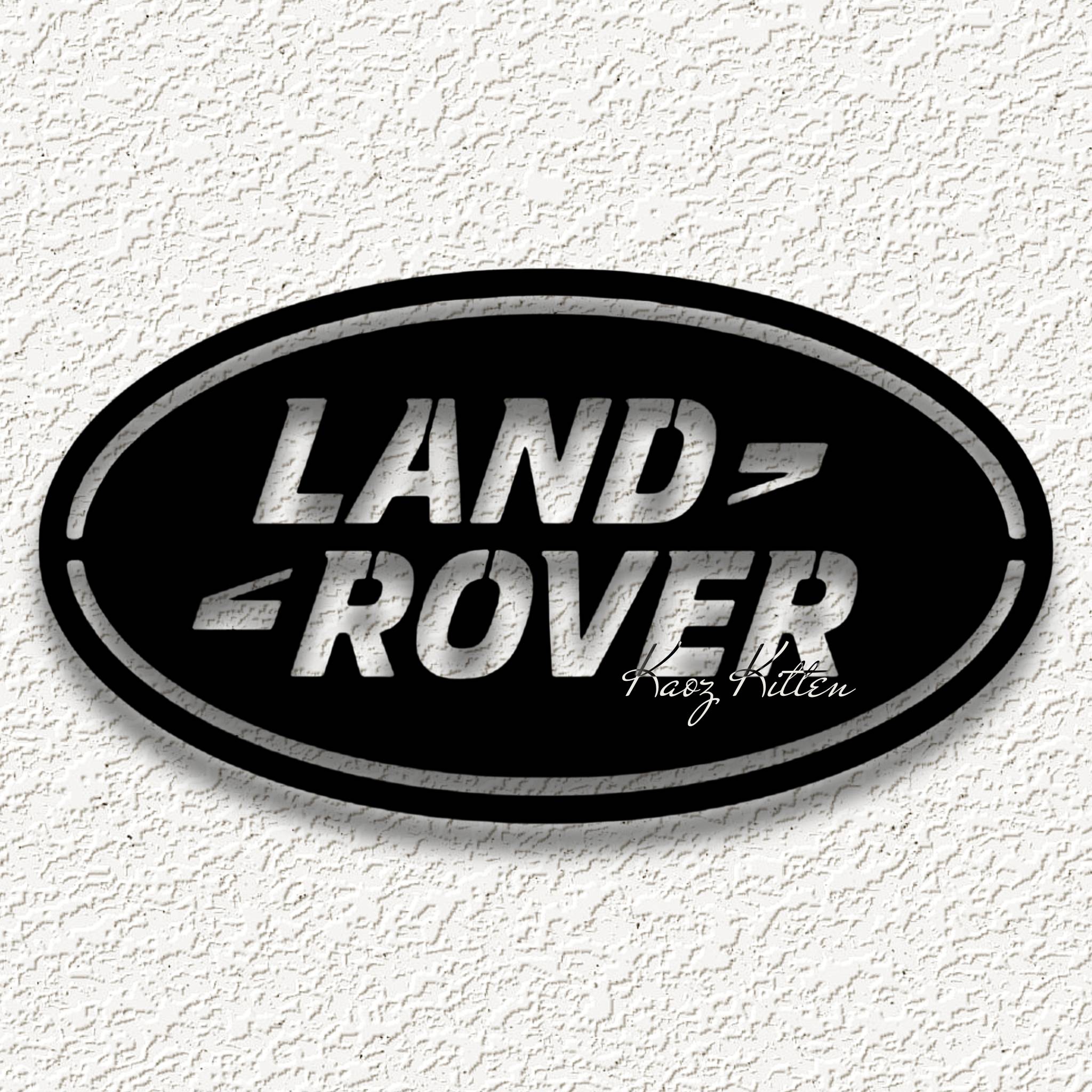 Sculptures & Artworks STL Download - land rover emblem logo wall art ...