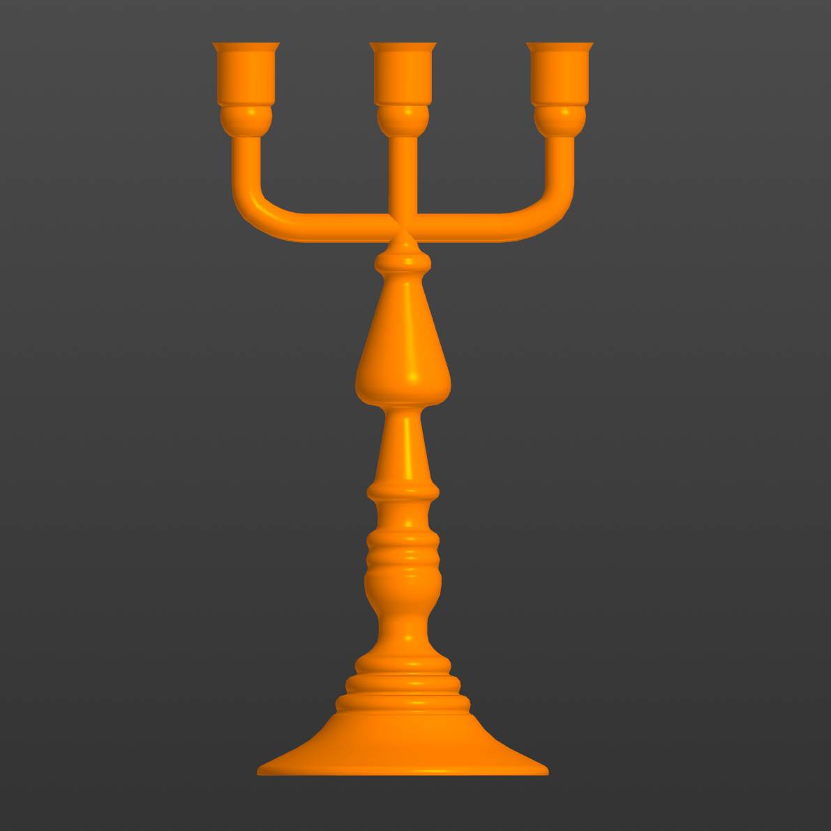 3D Printer Files | 3MF File | Candlestick 3х | Creality Cloud