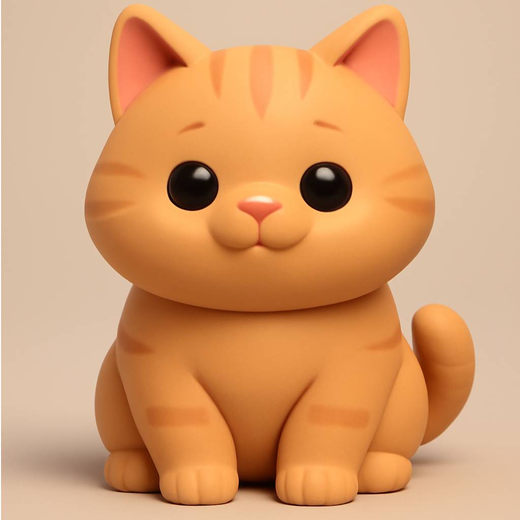 3D Printer Files | 3MF File | Cute Kitty | Creality Cloud