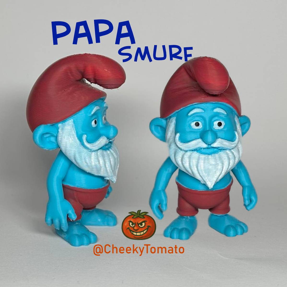3D Printer Files | 3MF File | Papa Smurf DeskBuddy | Creality Cloud