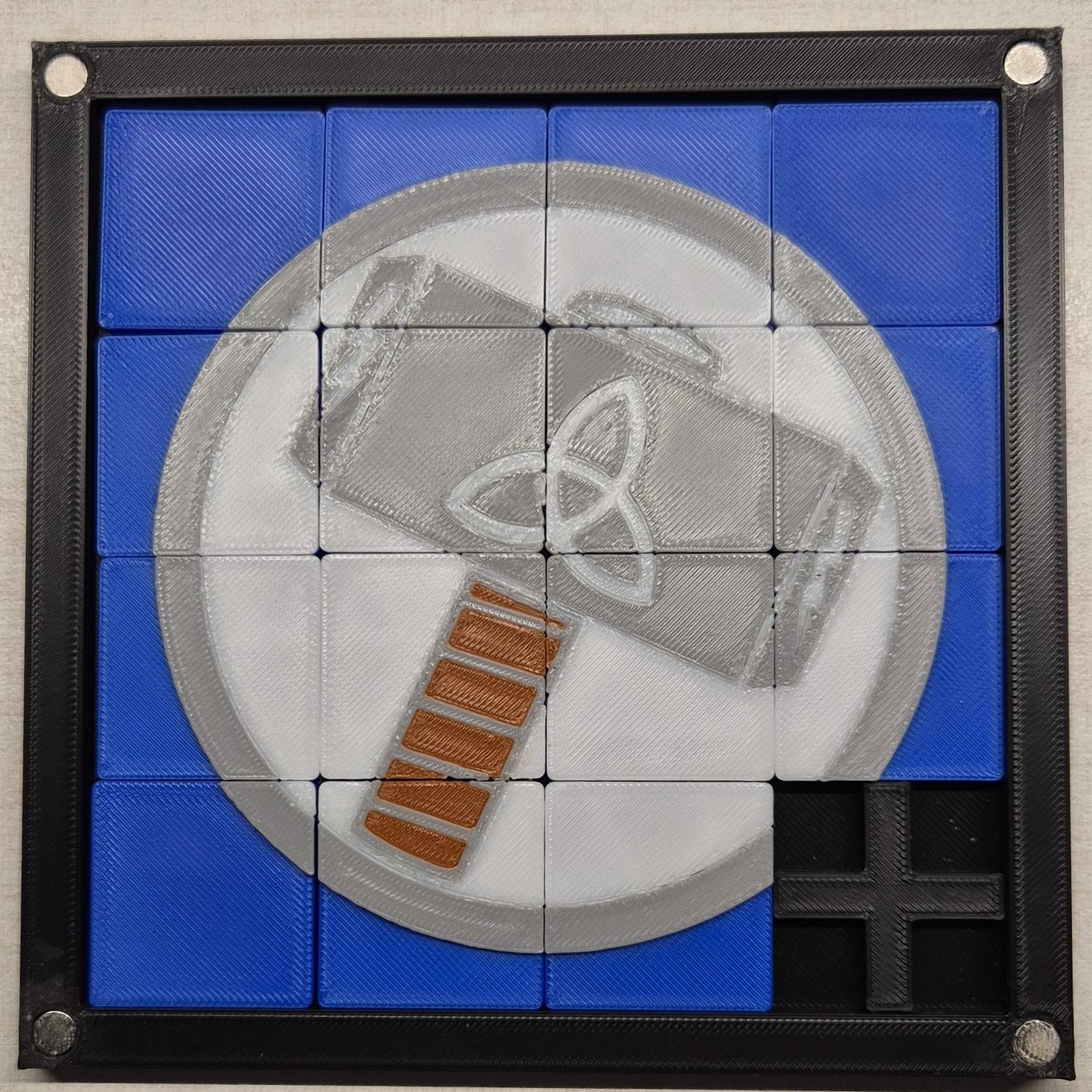 Board Games & Card Games STL Download - game of 15 - thor edition!by 3D ...