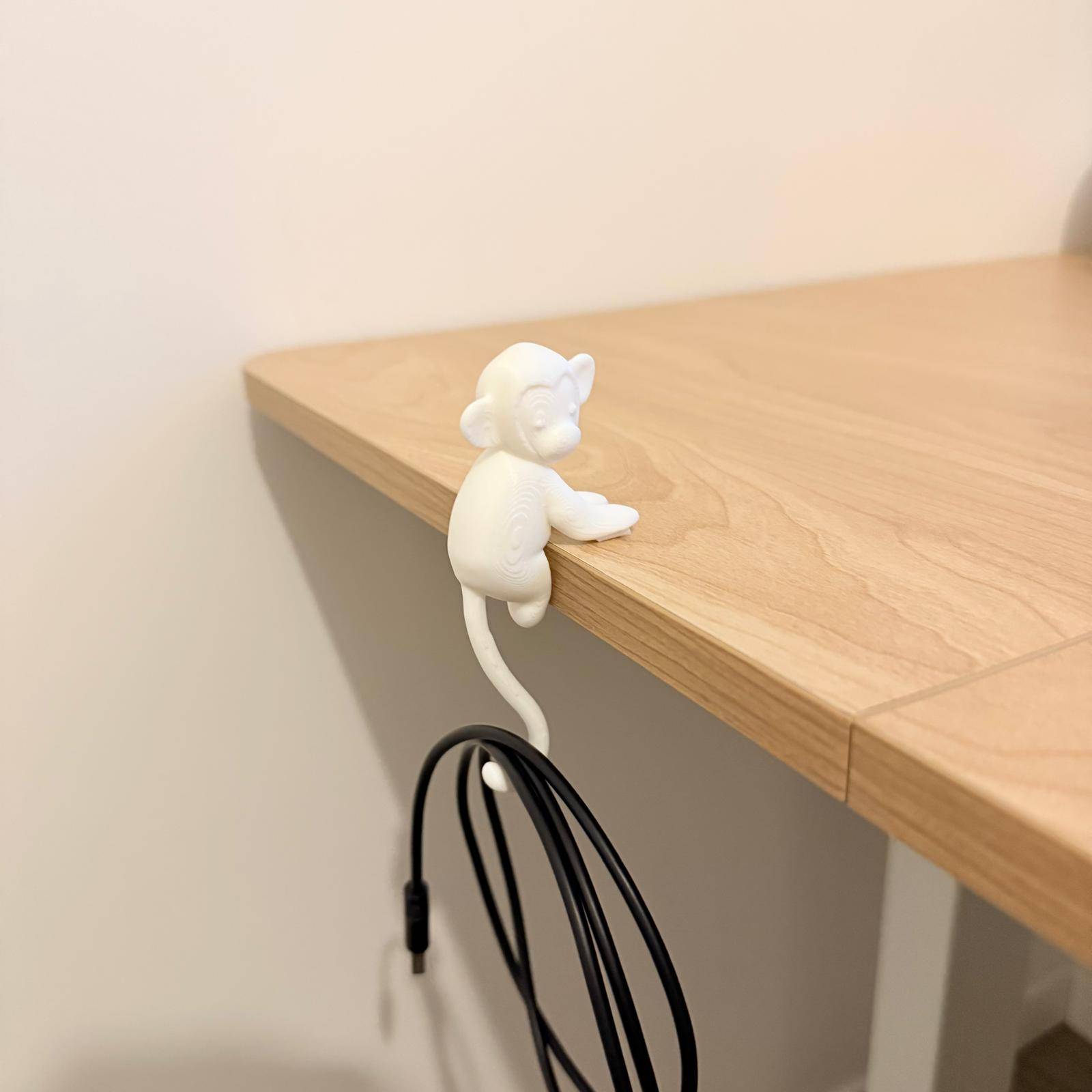 3D Druck Dateien | 3MF Datei | Monkey Desk Hook – Cable Organizer ...