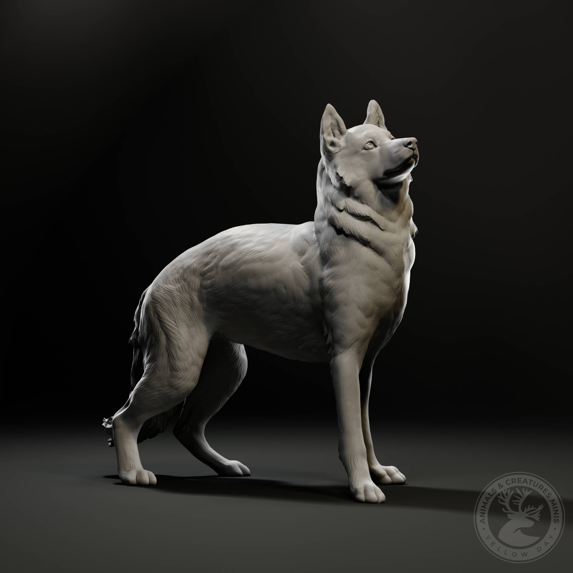 Characters & Creatures STL Download - Huskyby YellowDay