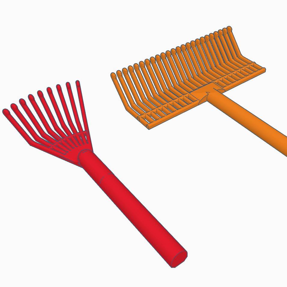 Free Tools & Spare Parts STL Download - Mini Rake / Back Scratcher ...
