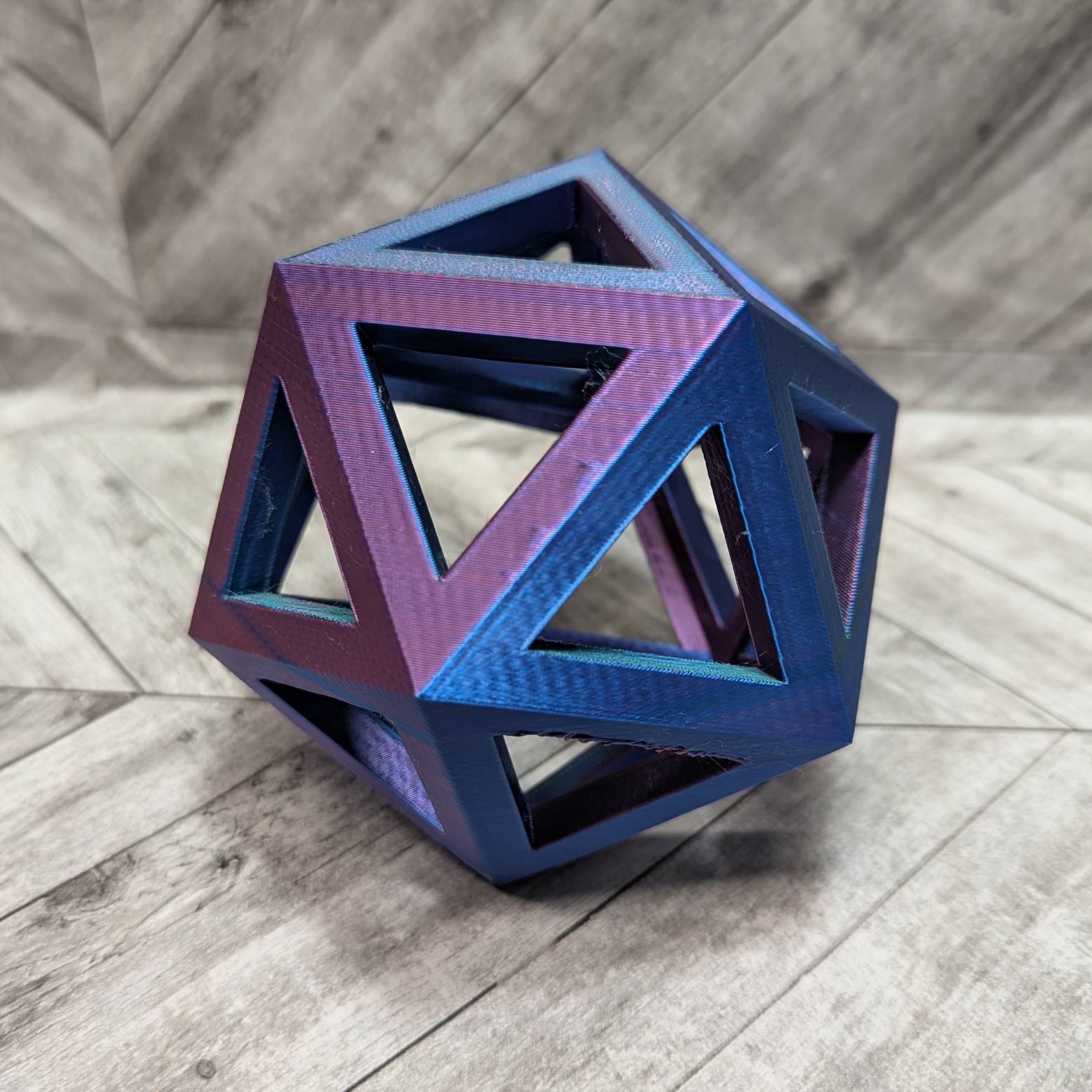 3D Printer Files | 3MF File | Hollow Icosohedran - 20 Sided Shape ...