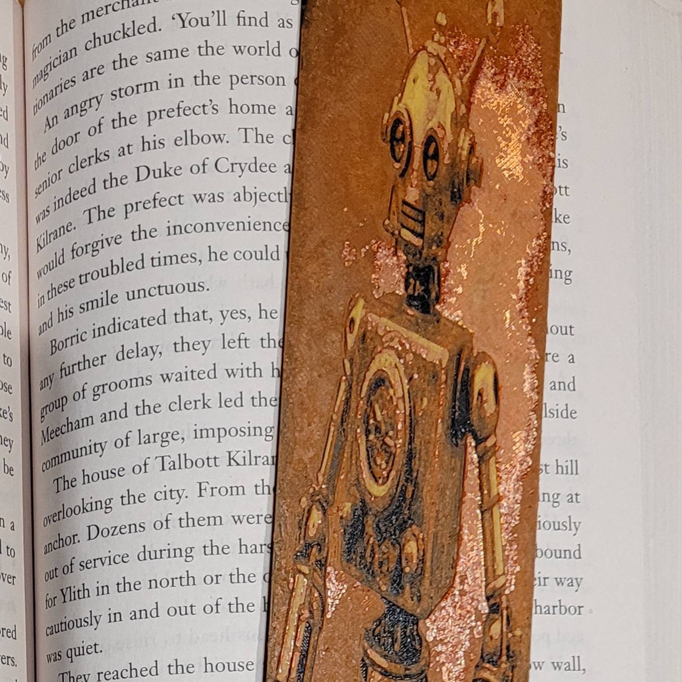 3D Printer Files | 3MF File | Steampunk Robot Bookmark 04 | Creality Cloud