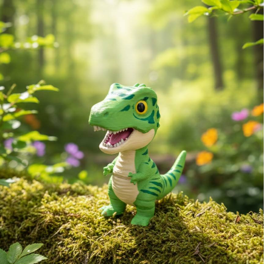 3D Printer Files | 3MF File | Tyrannosaurus Rex - Chibi | Creality Cloud