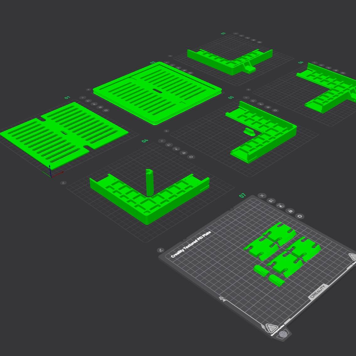 3D Printer Files | 3MF File | CREALITY K1|K1C|K1SE - LID WITH VENTS ...