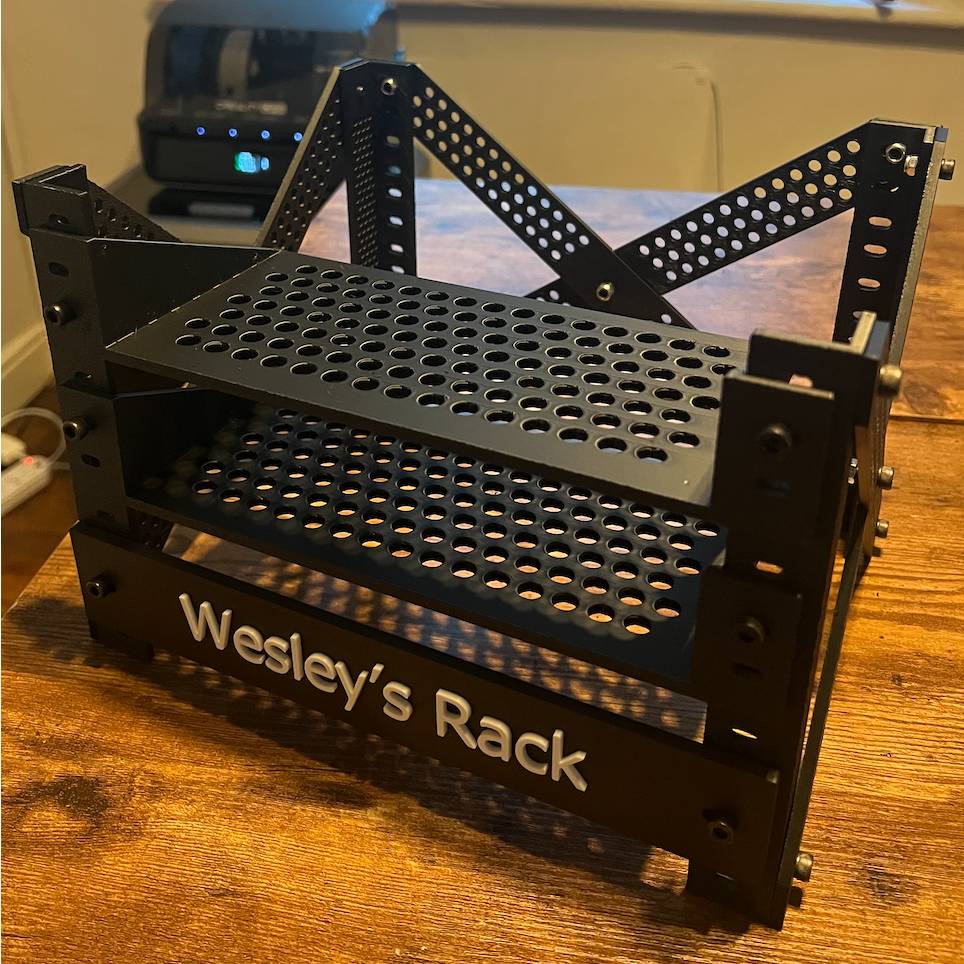 3D Printer Files | 3MF File | 10" PLA Server Rack with Shelves – 100% ...