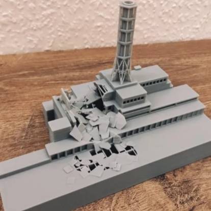 gratuita Vehicles & Machinery STL Descarga - Usina de Chernobyl - EdsonVale