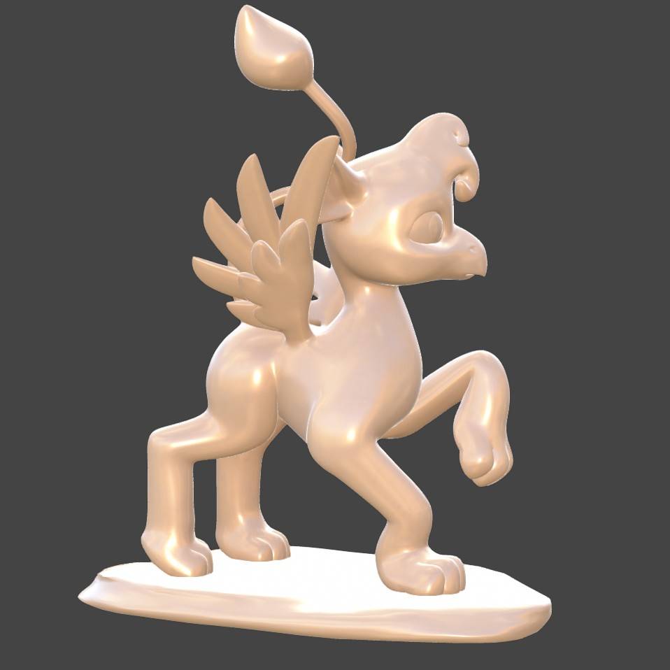 3D Printer Files | 3MF File | Cute Gryphon | Creality Cloud