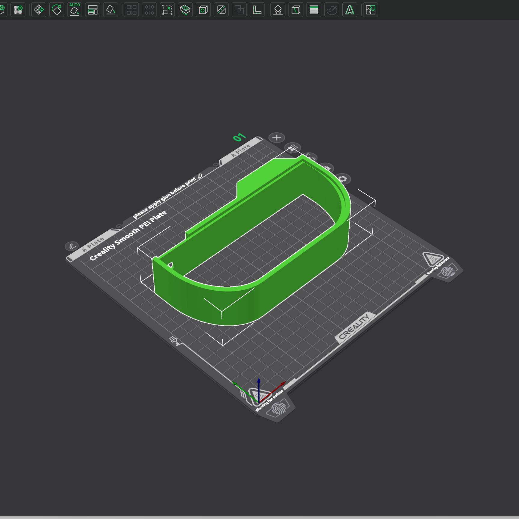 3D Printer Files | 3MF File | Desk bin bag holder with brim | Creality ...