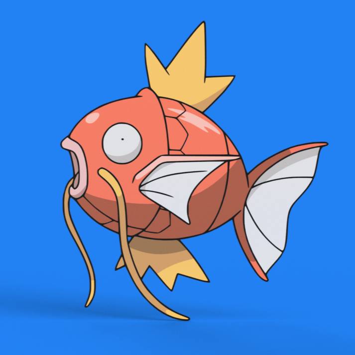 3D Printer Files | 3MF File | Magikarp Wall Art | Creality Cloud