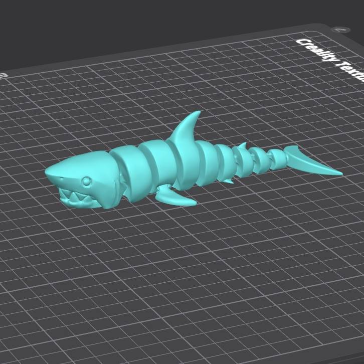 3D Printer Files | 3MF File | Articulated Shark | Creality Cloud