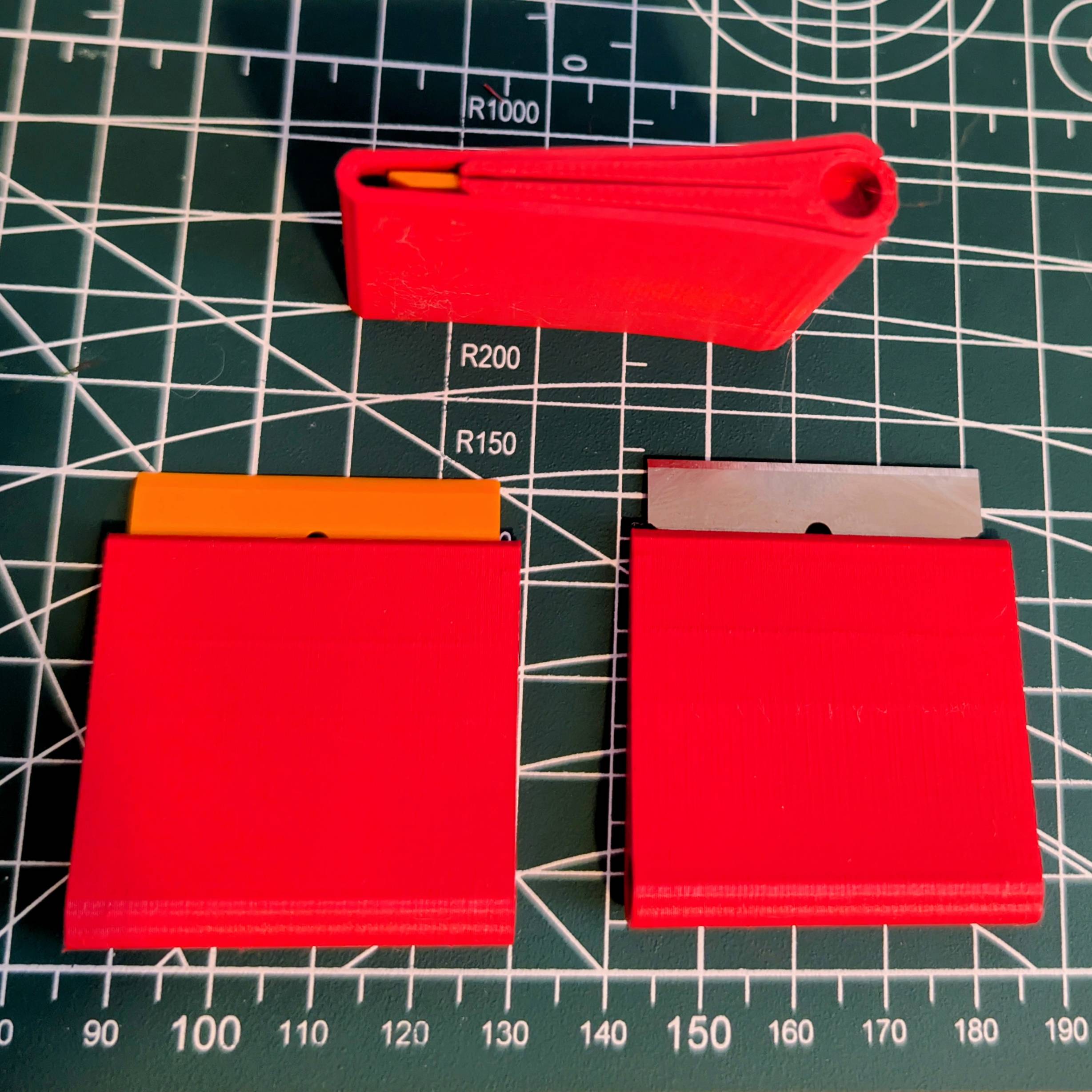 3D Printer Files | 3MF File | Razor Scraper Short Handle | Creality Cloud