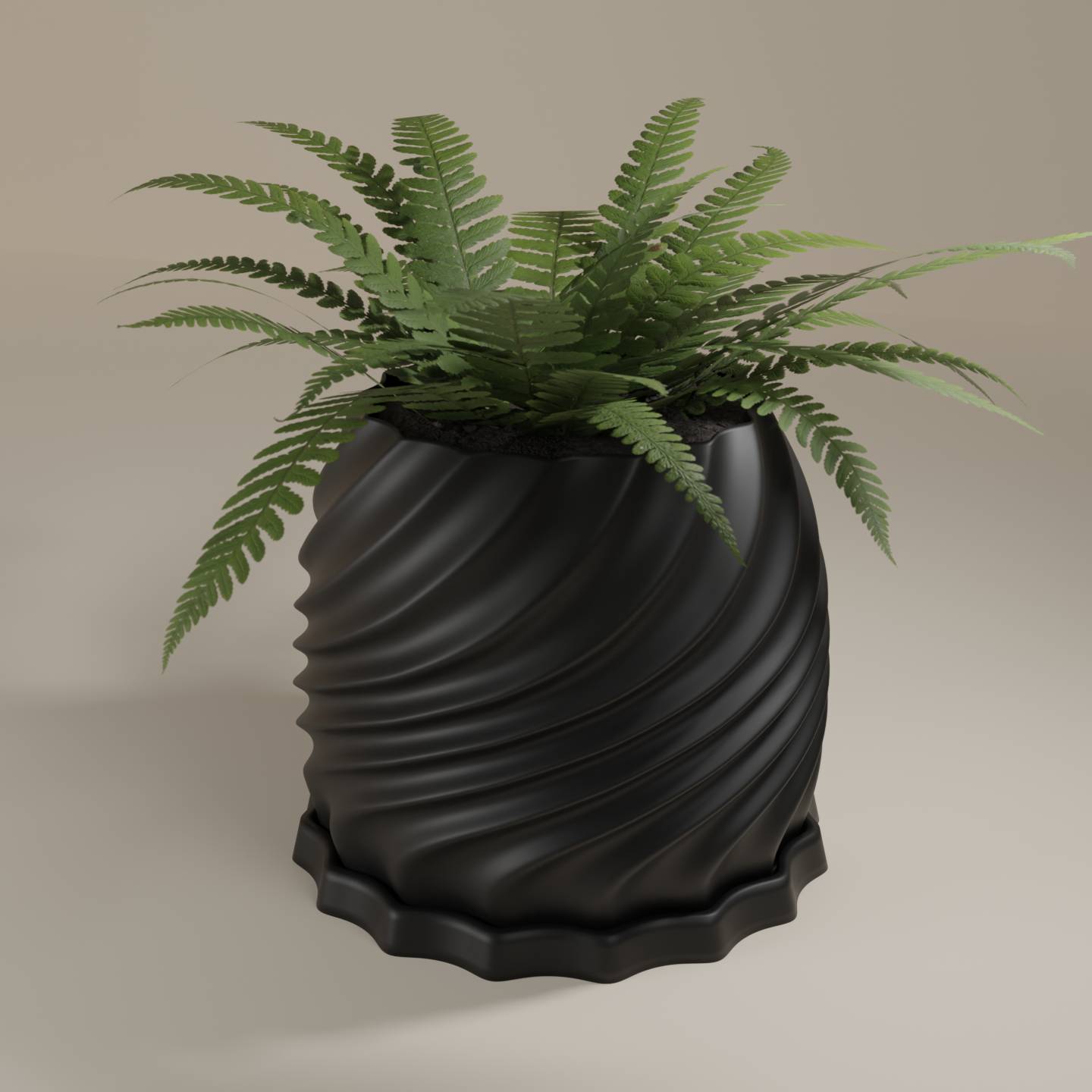 3D Printer Files | 3MF File | Twist Flow Planter – Stylish Spiral Pot | Creality Cloud