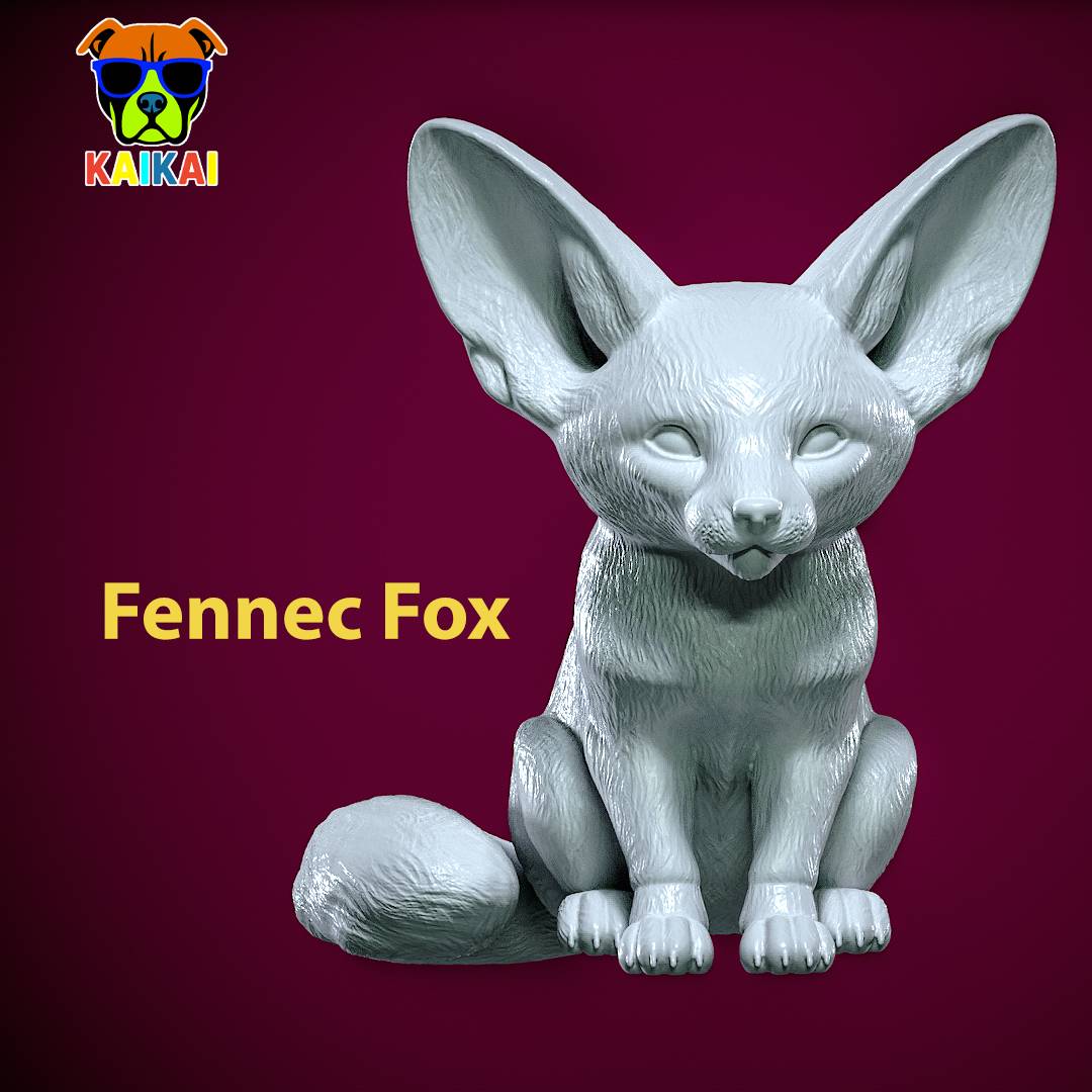Characters & Creatures STL Download - Fox Poses - Red fox statue ...