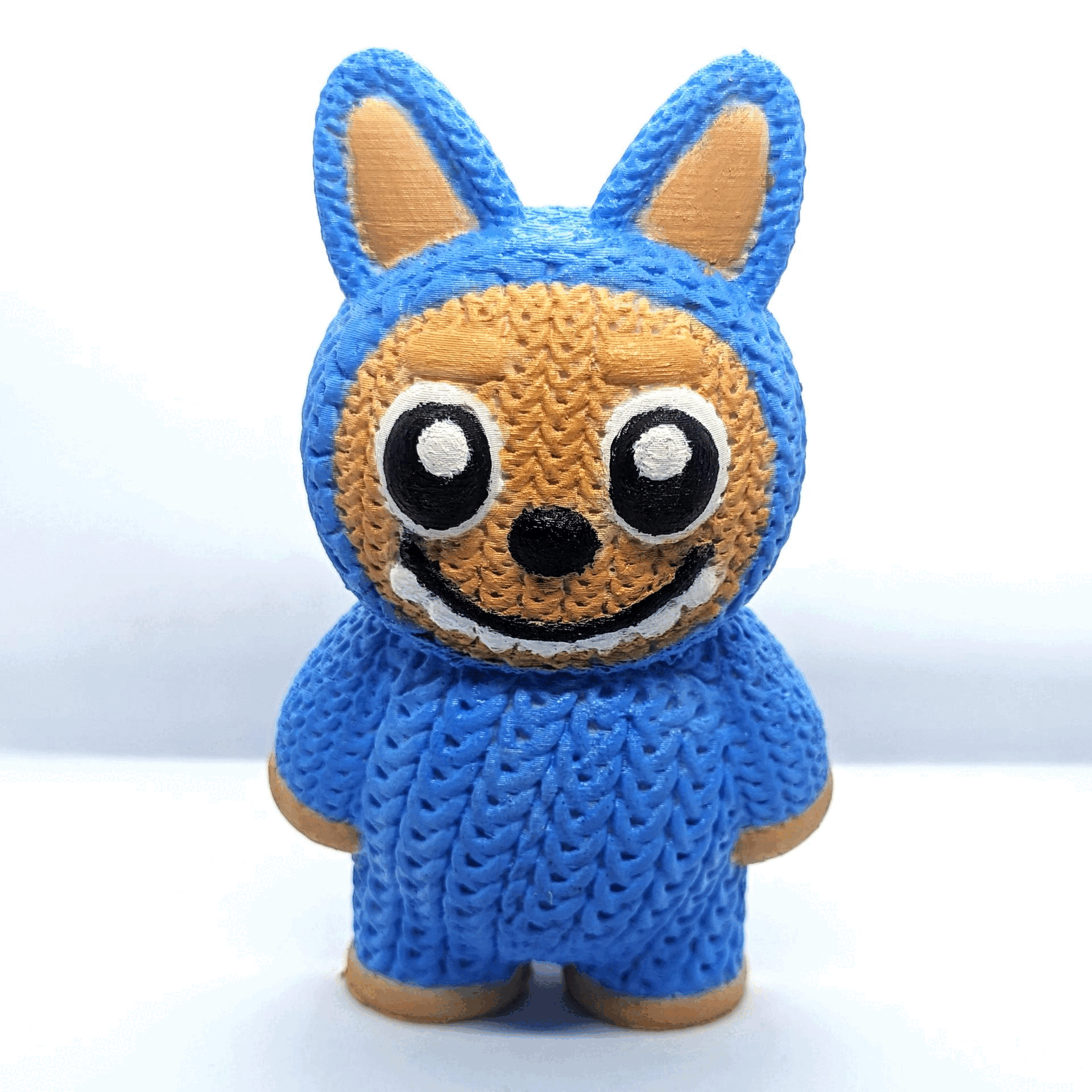 Characters & Creatures STL Download - Knitted labubu (cute ...