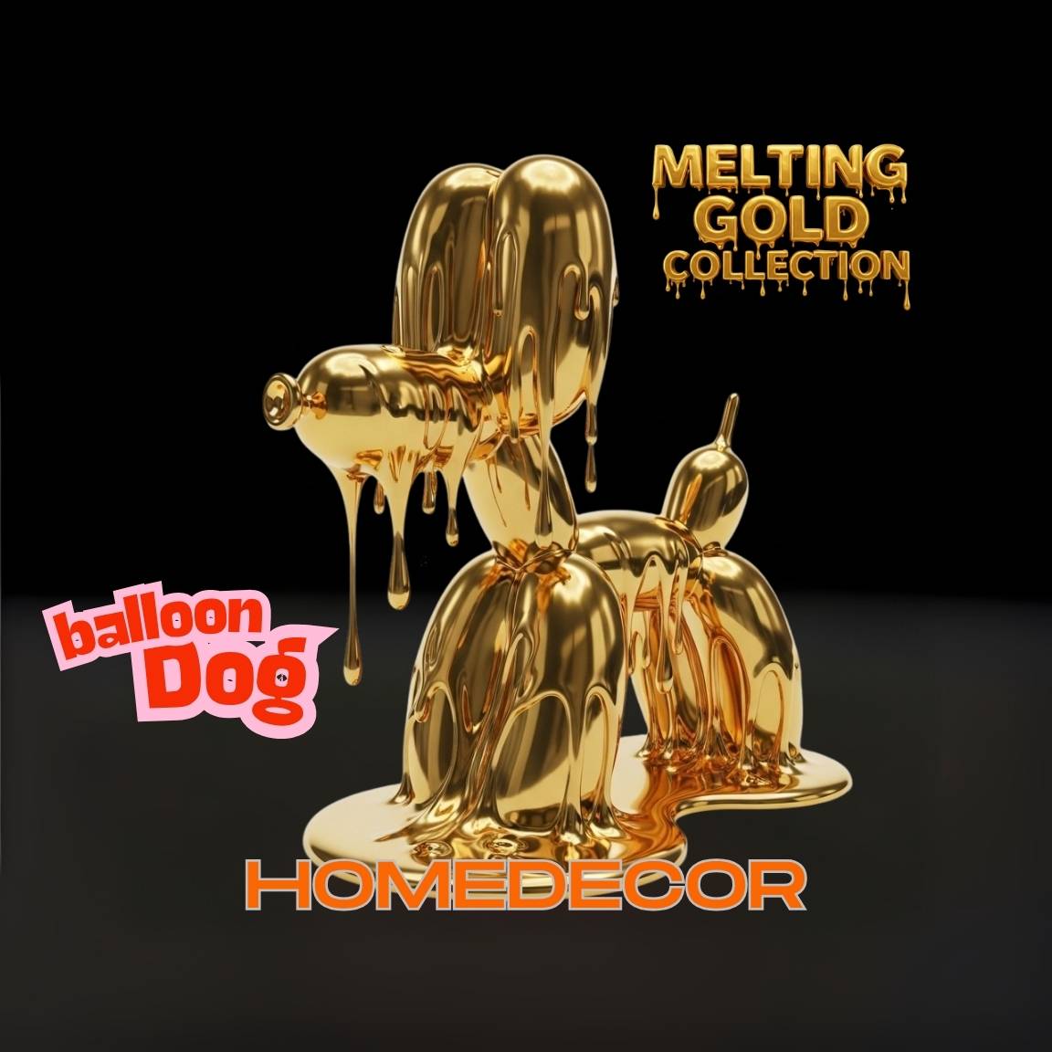 3D Printer Files | 3MF File | Melting Balloon Dog | Creality Cloud