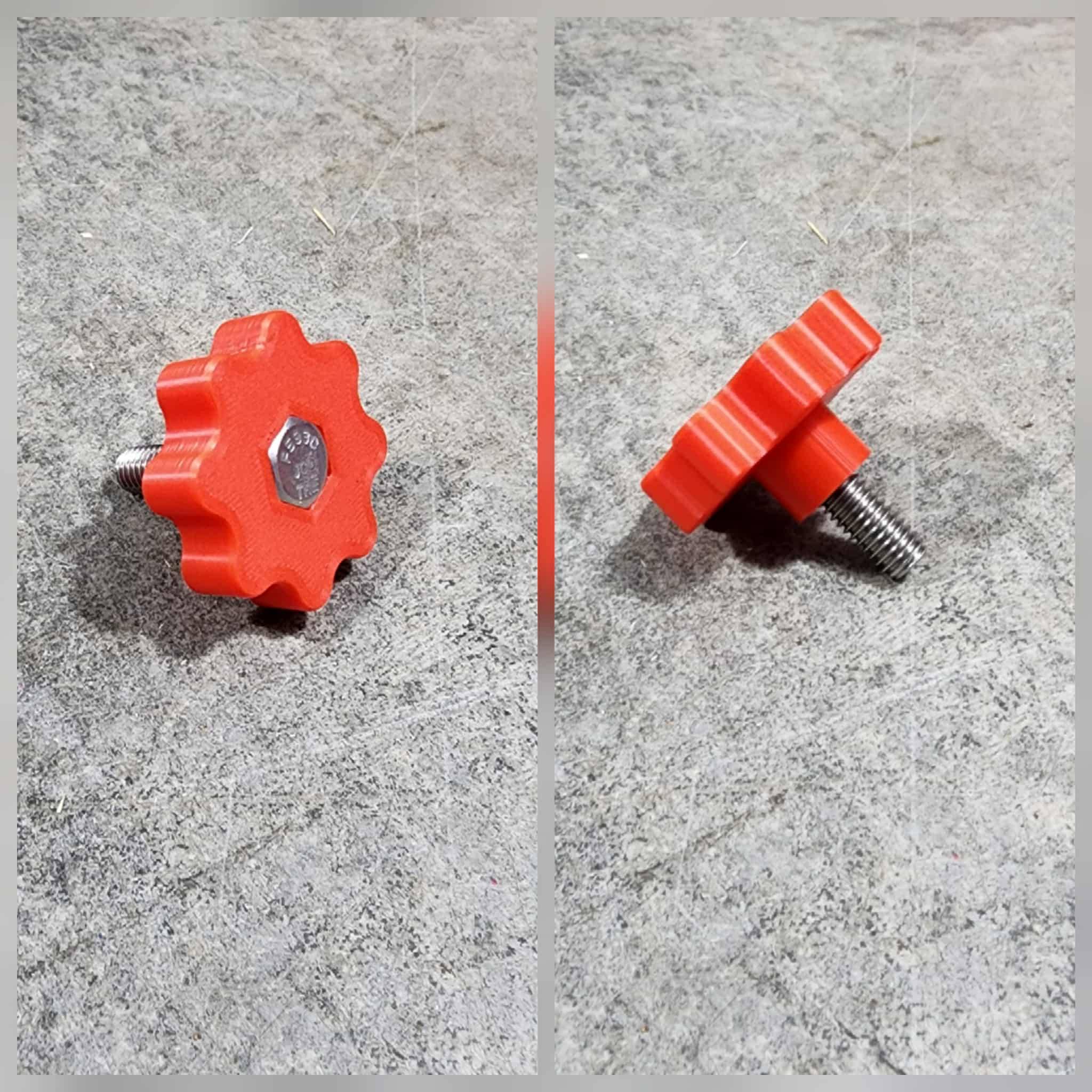 3D Printer Files | 3MF File | Knob for 3/8 in bolt | Creality Cloud