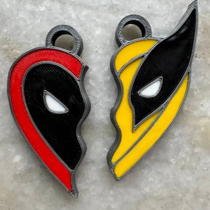3D Printer Files | 3MF File | Deadpool and Wolverine Locket | Creality ...