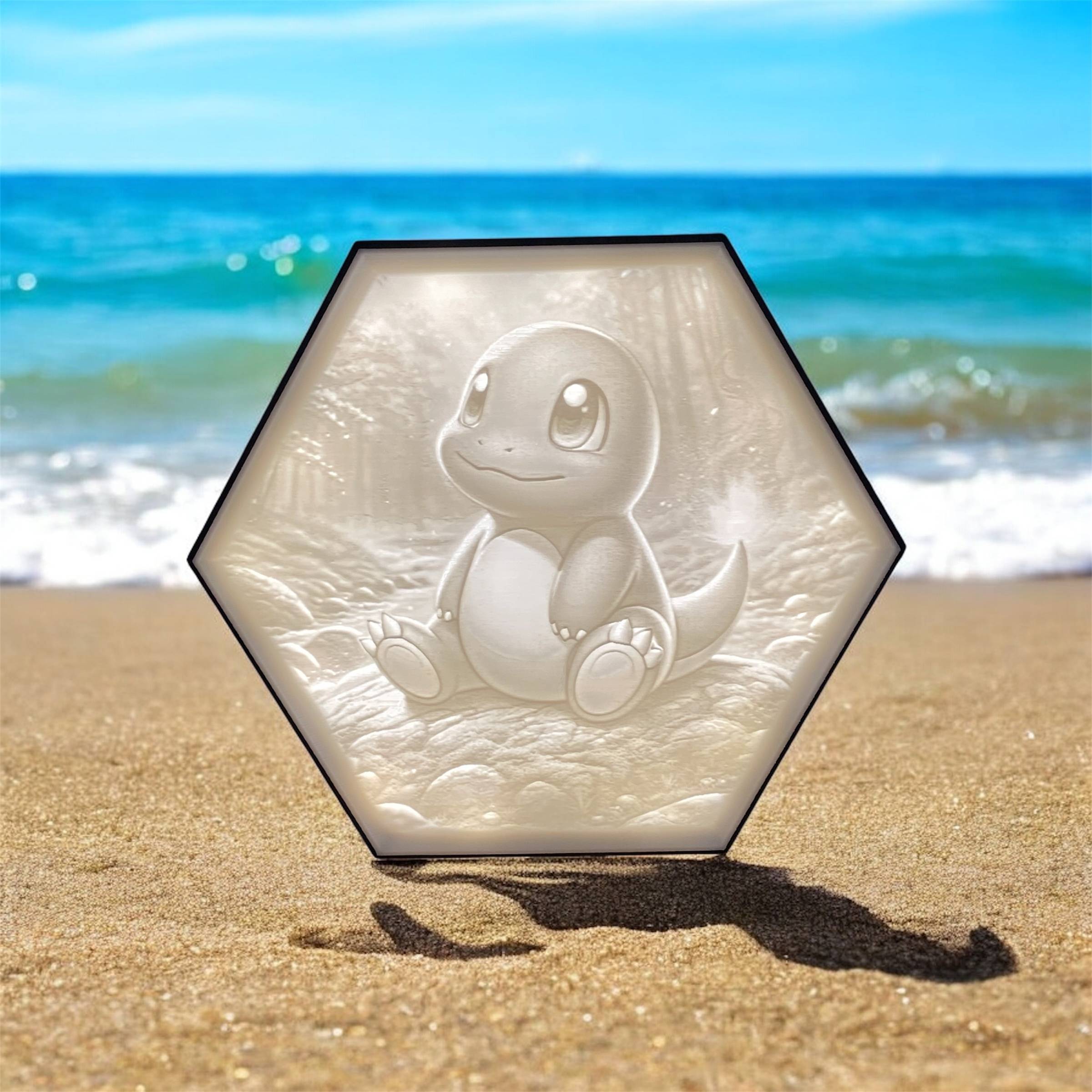 3D Printer Files | 3MF File | Hexagon Lamp LED RGB - Pokemon Glurak ...