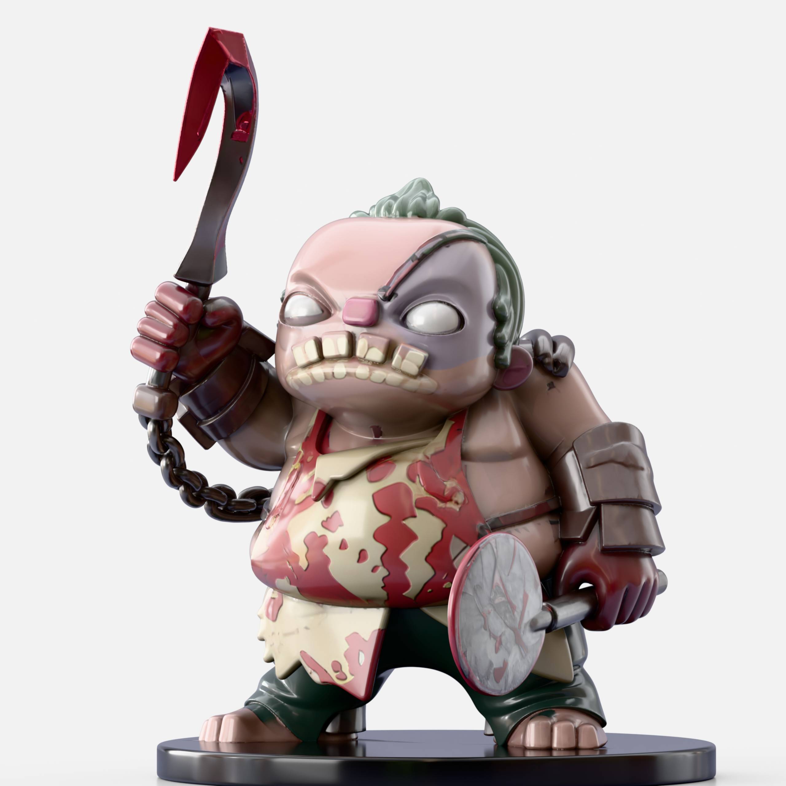 3D Printer Files | 3MF File | Chibi Pudge Warcraft Fan Art | Creality Cloud
