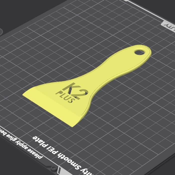 3D Printer Files | 3MF File | K2 PLUS Scraper Tool | Creality Cloud