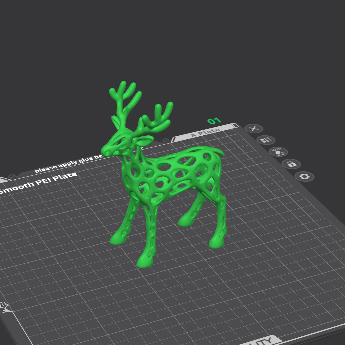 3D Printer Files | 3MF File | Modern Reindeer | Creality Cloud