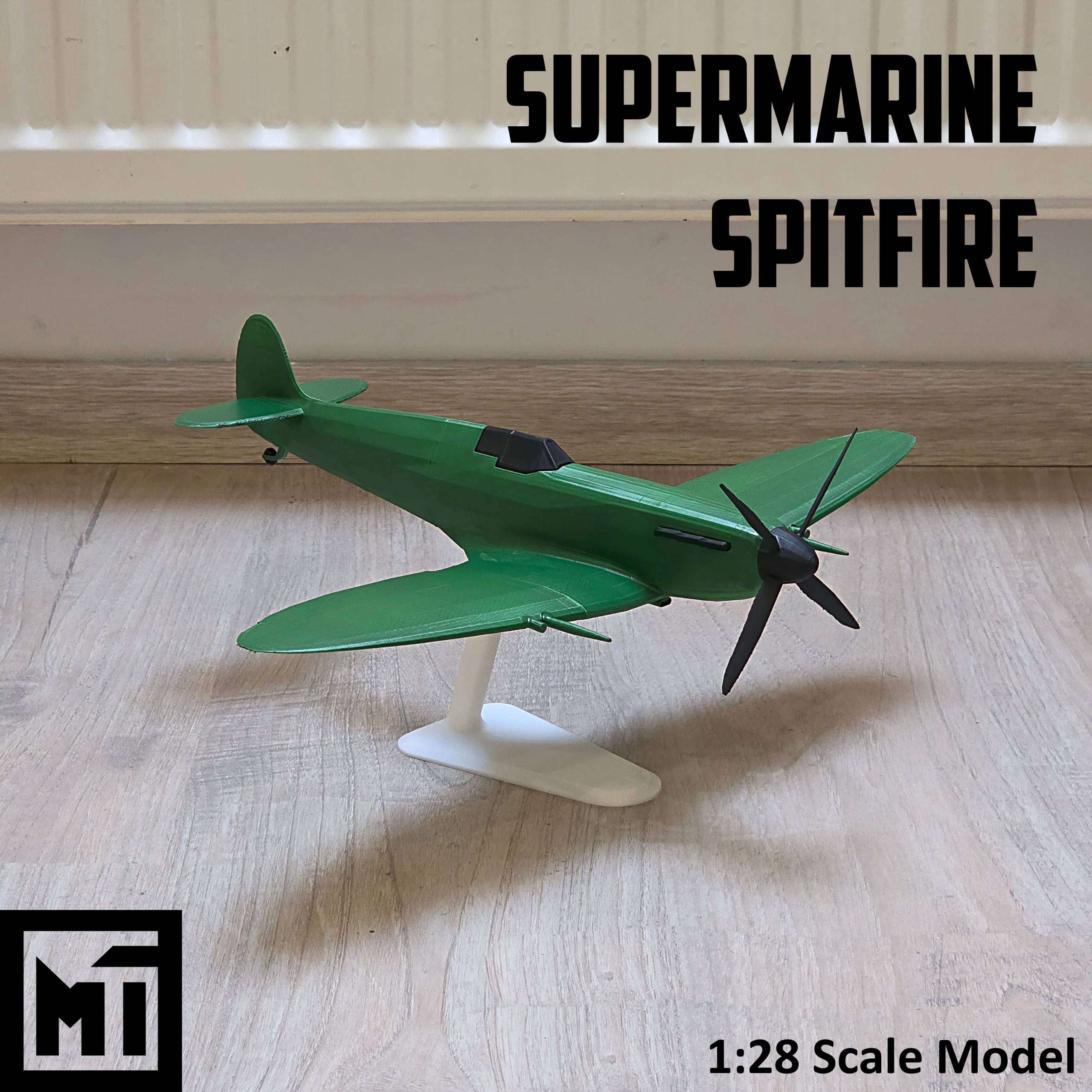Drones & Aircraft STL Descarga - Supermarine Spitfire - MT-Design