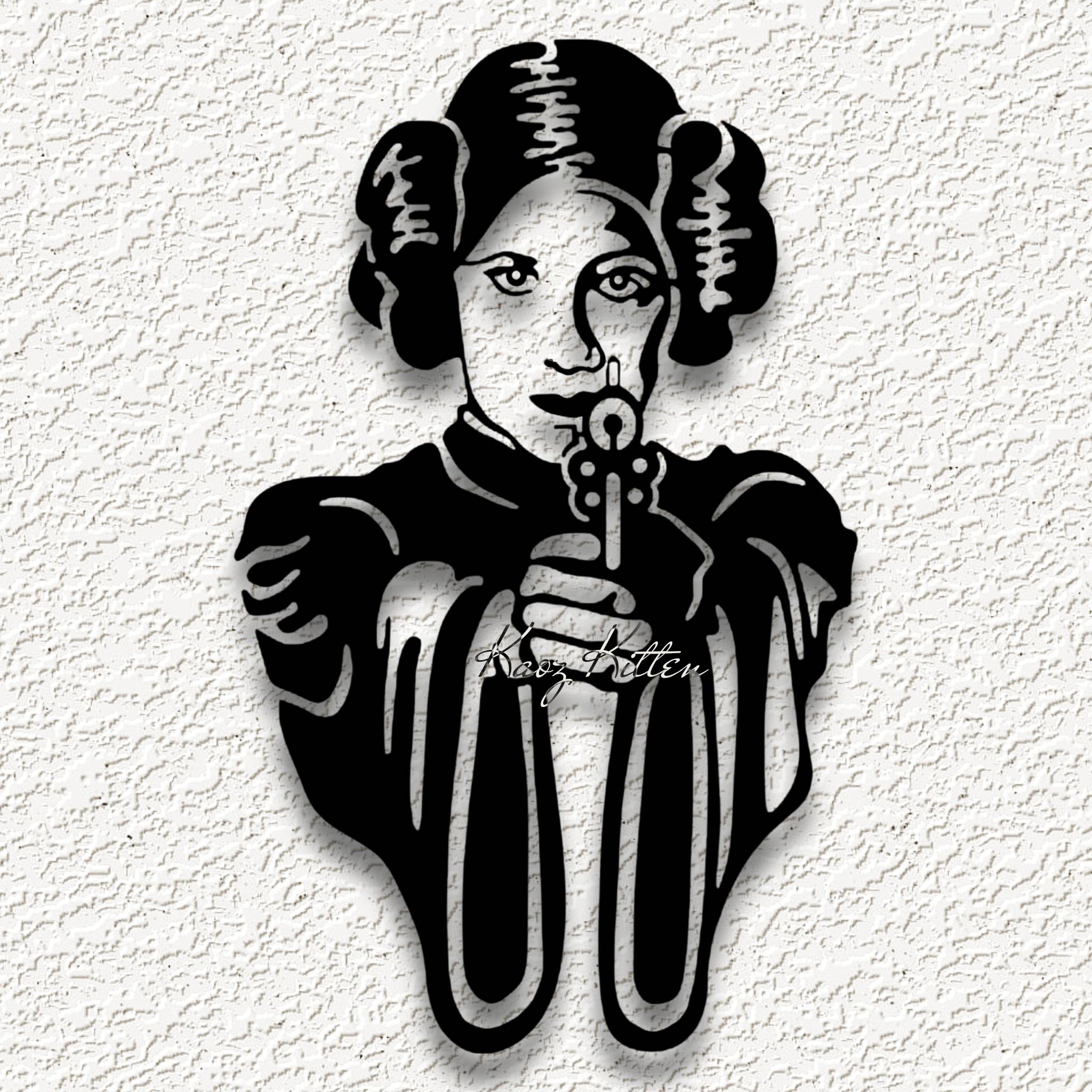 Sculptures & Artworks STL Download - star wars princess leia skywalker ...