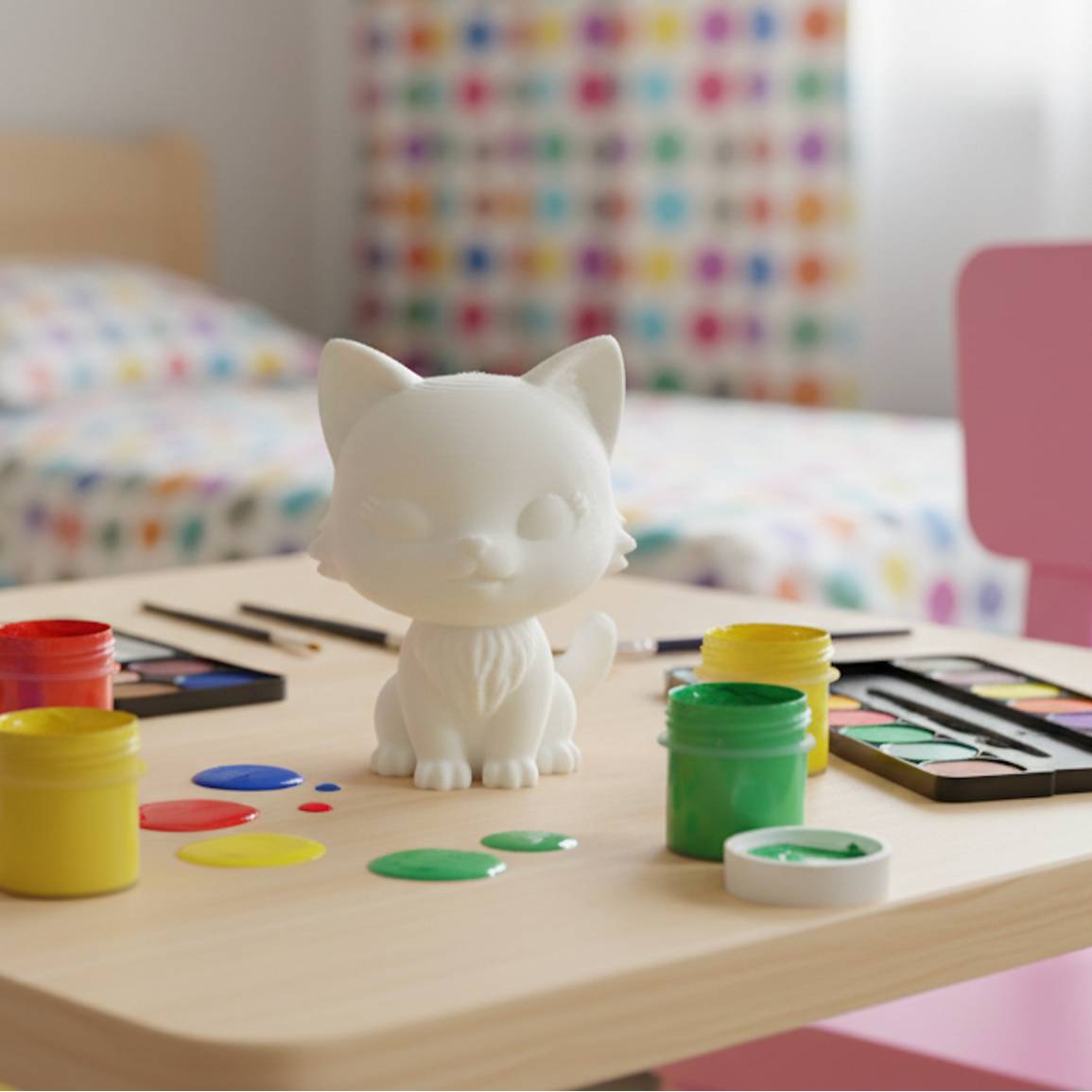 3D Printer Files | 3MF File | super cute cat | Creality Cloud