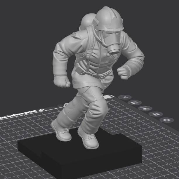 3D Printer Files | 3MF File | Firefighter Trophy | Creality Cloud