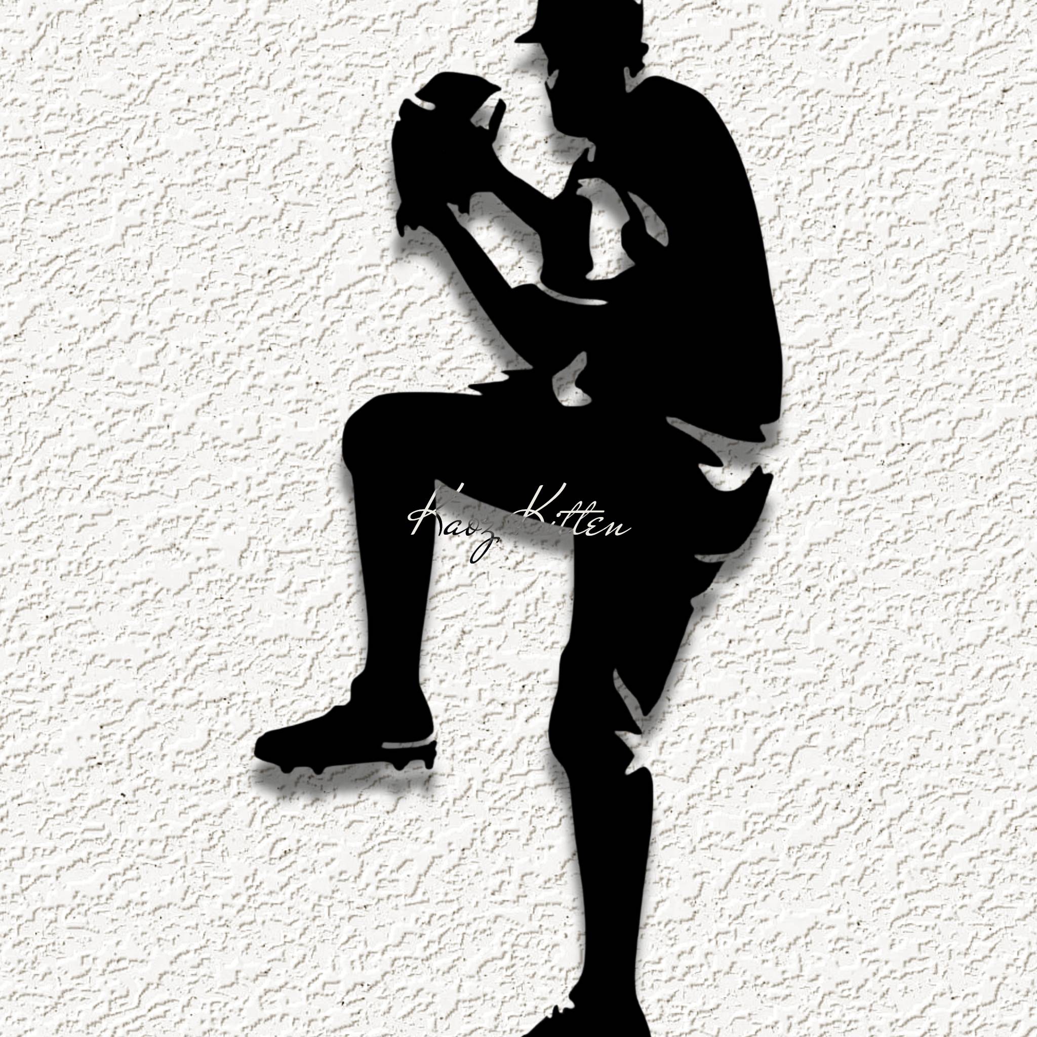Other STL Download - baseball pitcher WALL ART HOME DECORby Kaoz Kitten