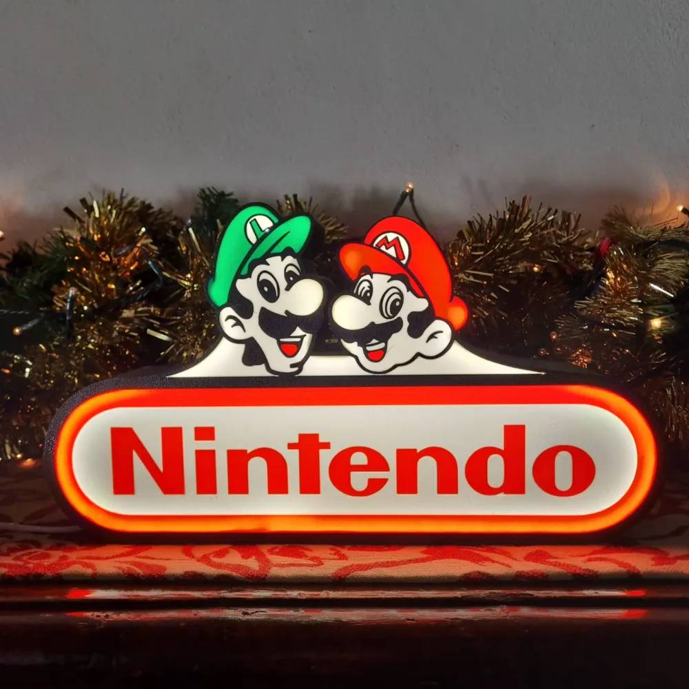 3D Printer Files | 3MF File | Nintendo Super Mario and Luigi Lamp ...