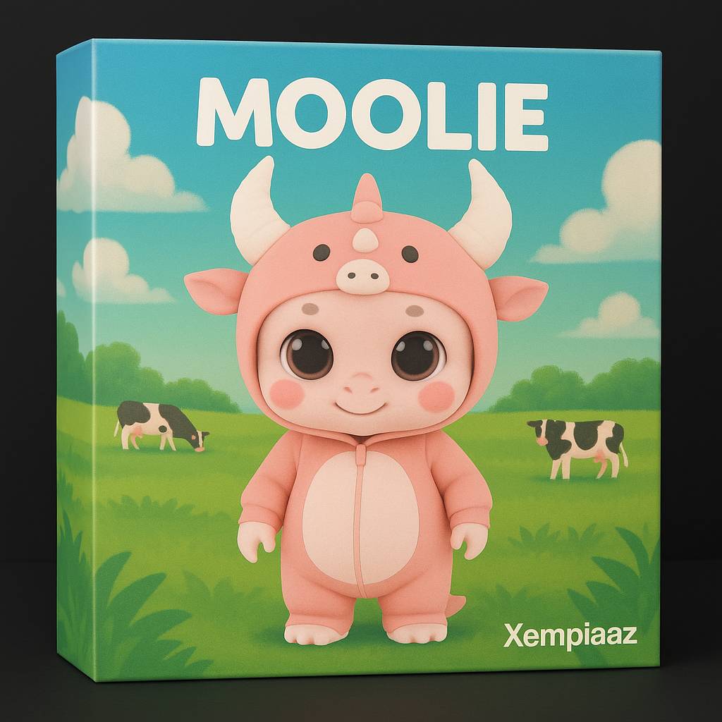 Other STL Download - Xempiaaz cutiepies - Moolie backby Xempiaaz