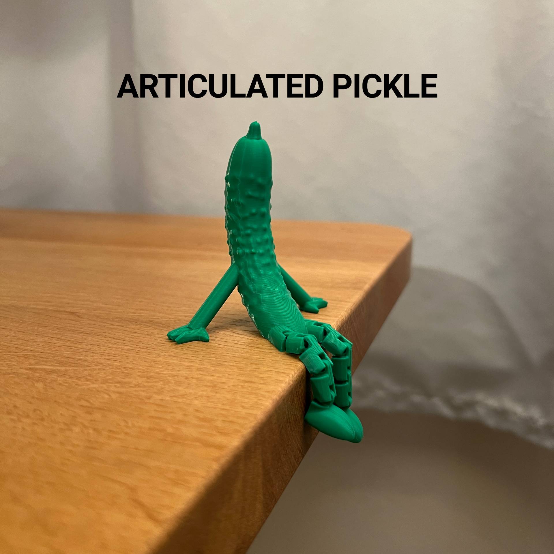 3D Printer Files | 3MF File | Articulated Pickle Buddy | Creality Cloud