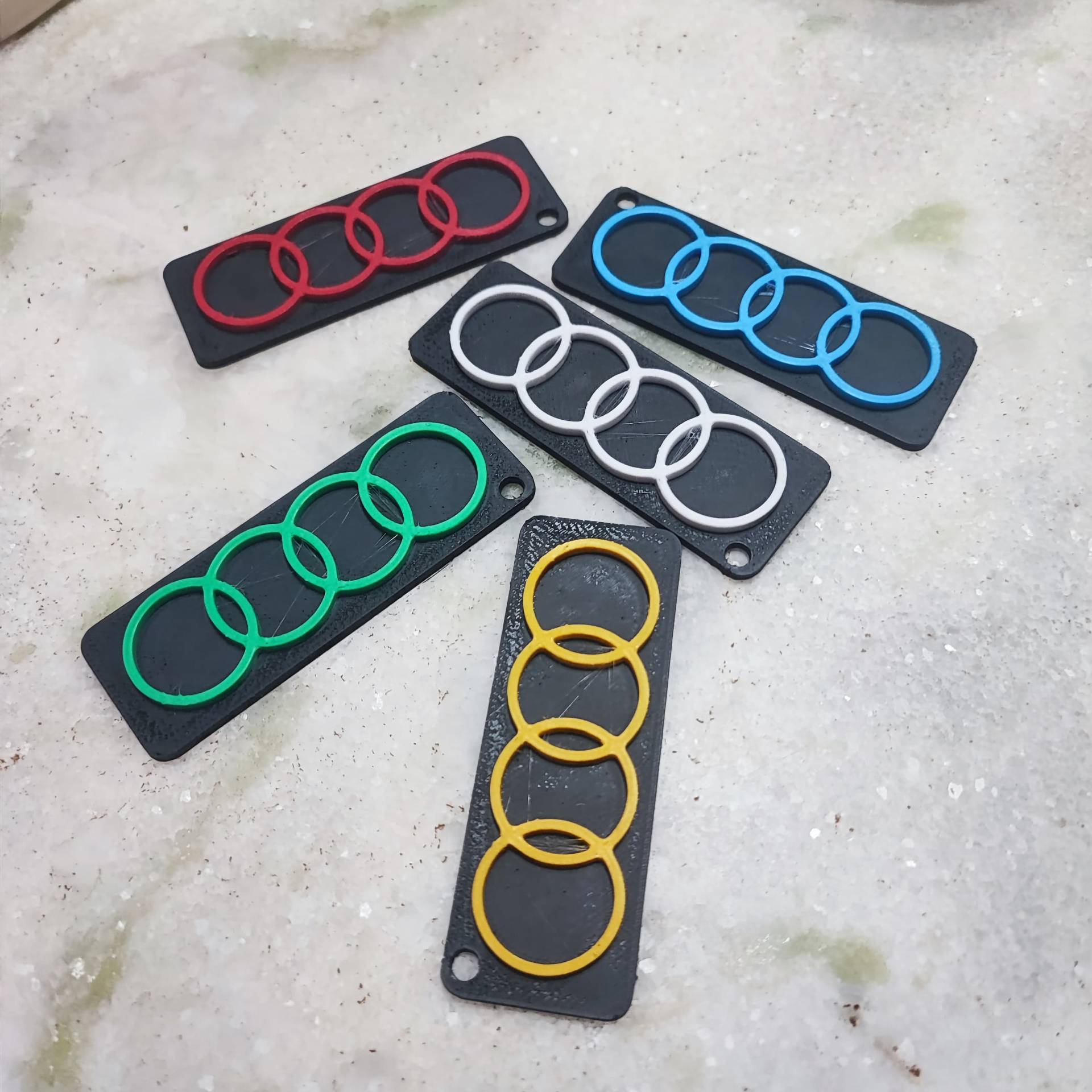 Personal Accessories STL Download - Keychain Audi (with background)by ...