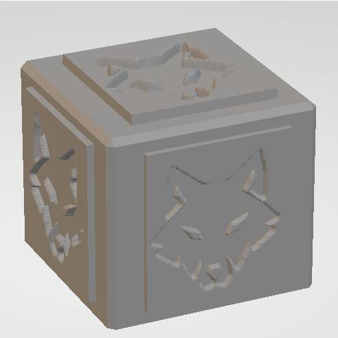 Test Models STL Download - SPECTRE WOLF CUBEby __SPECTRE_WOLF__