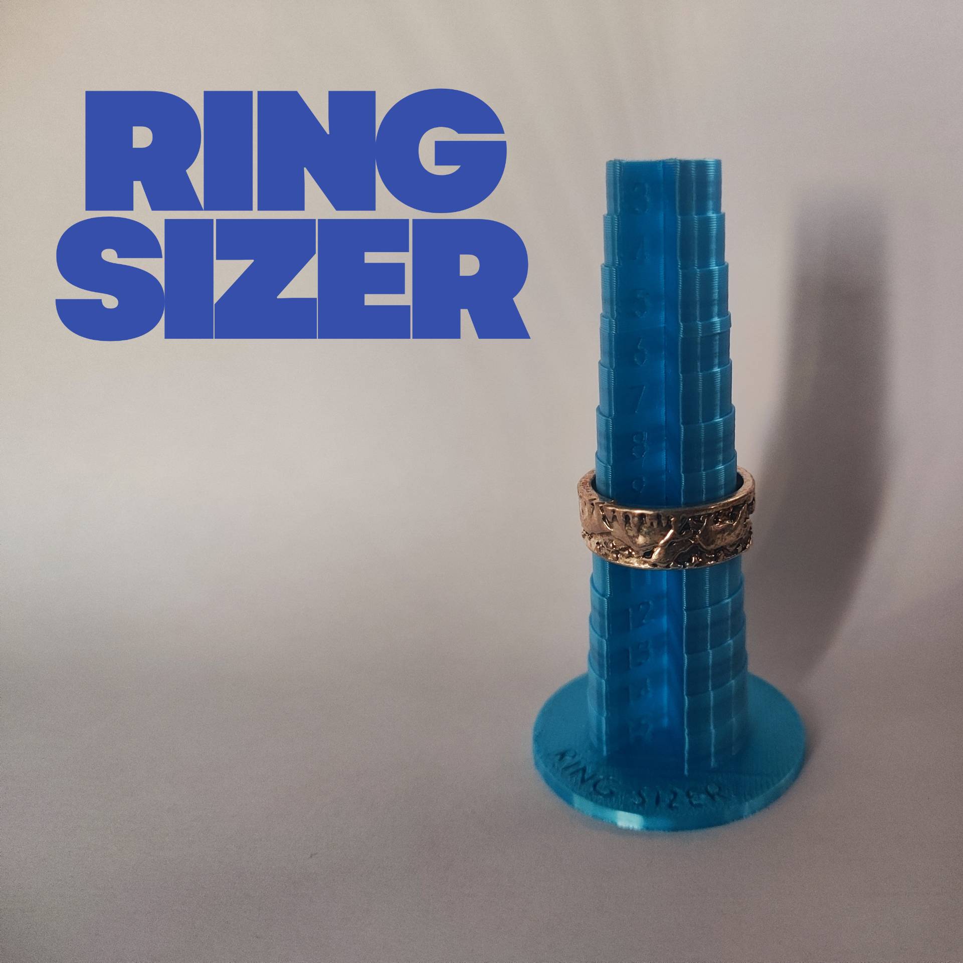 3D Printer Files | 3MF File | Ultimate Ring Sizer Cone (US 3–15 ...