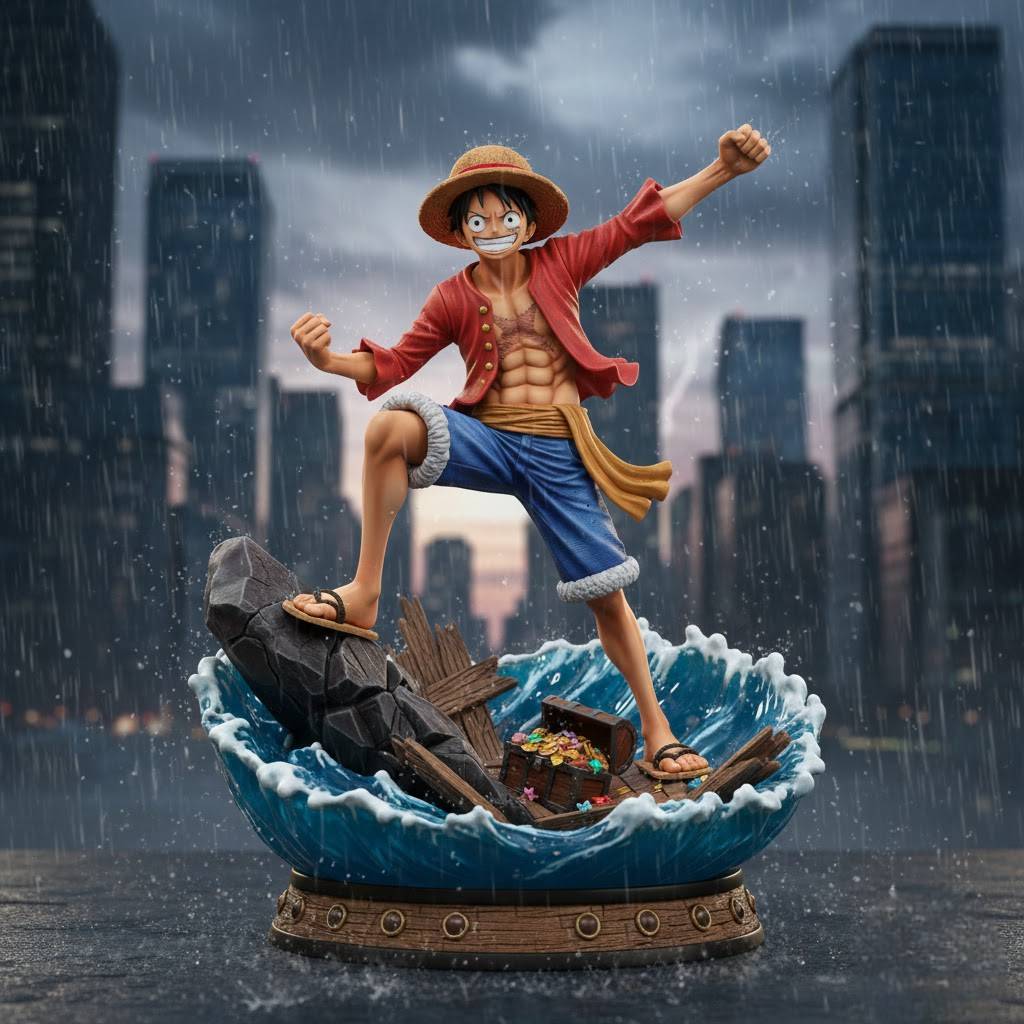 3D Printer Files | 3MF File | Monkey D. Luffy Epic Diorama – One Piece ...