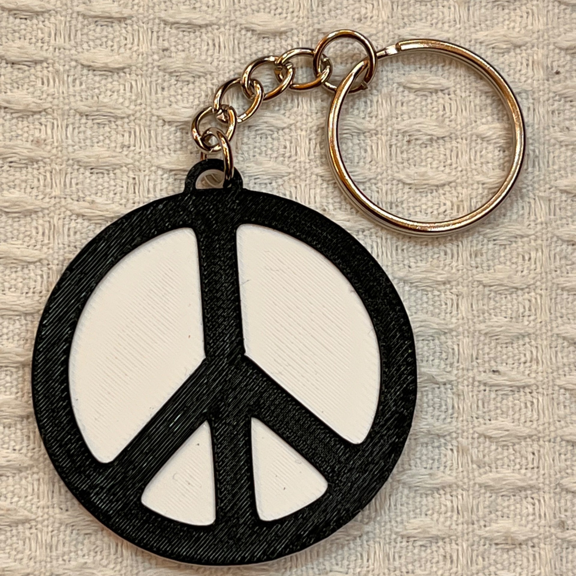 3D Printer Files | 3MF File | Keychain Peace | Creality Cloud