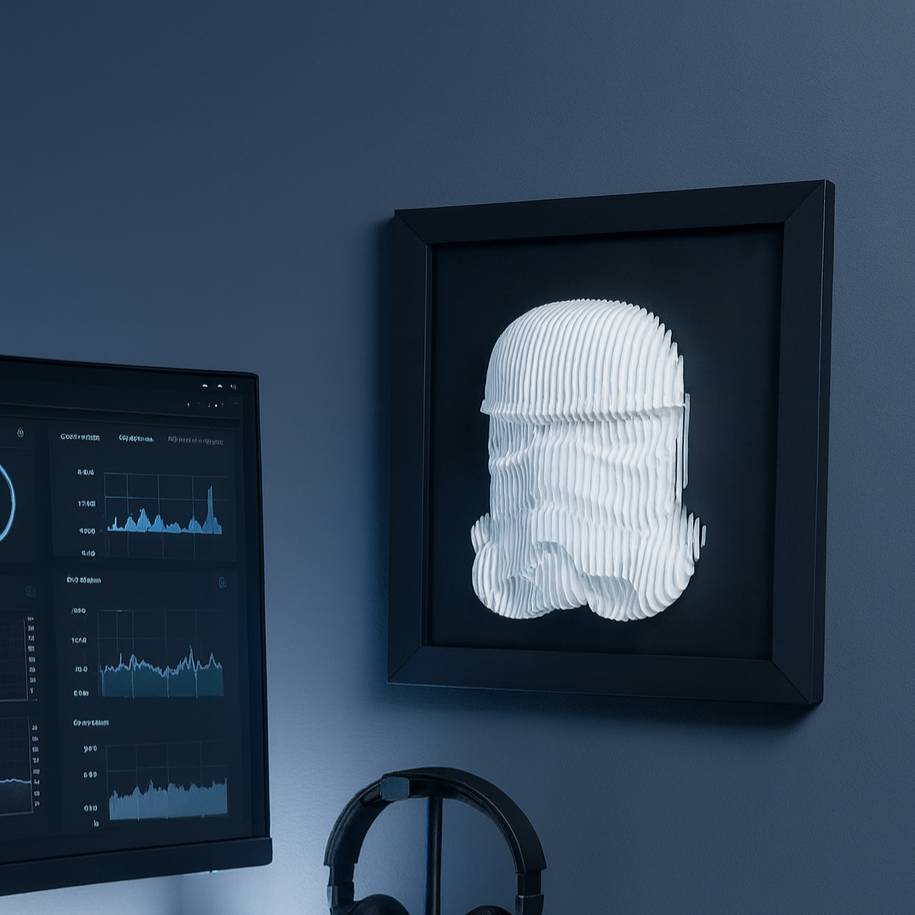 3D Printer Files | 3MF File | Stormtrooper Layered Sculpture | Creality ...