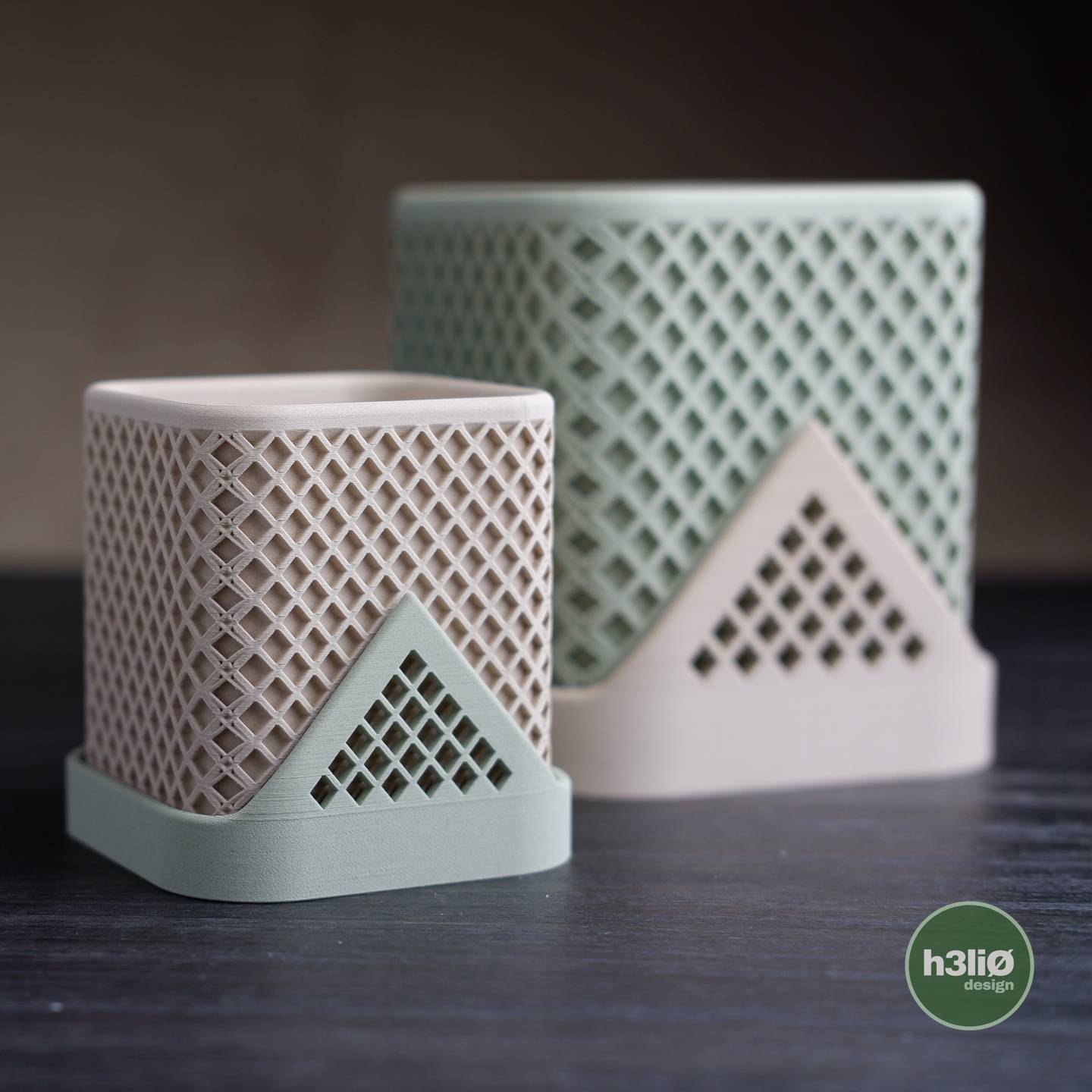 3D Printer Files | 3MF File | squared polygon planter | Creality Cloud