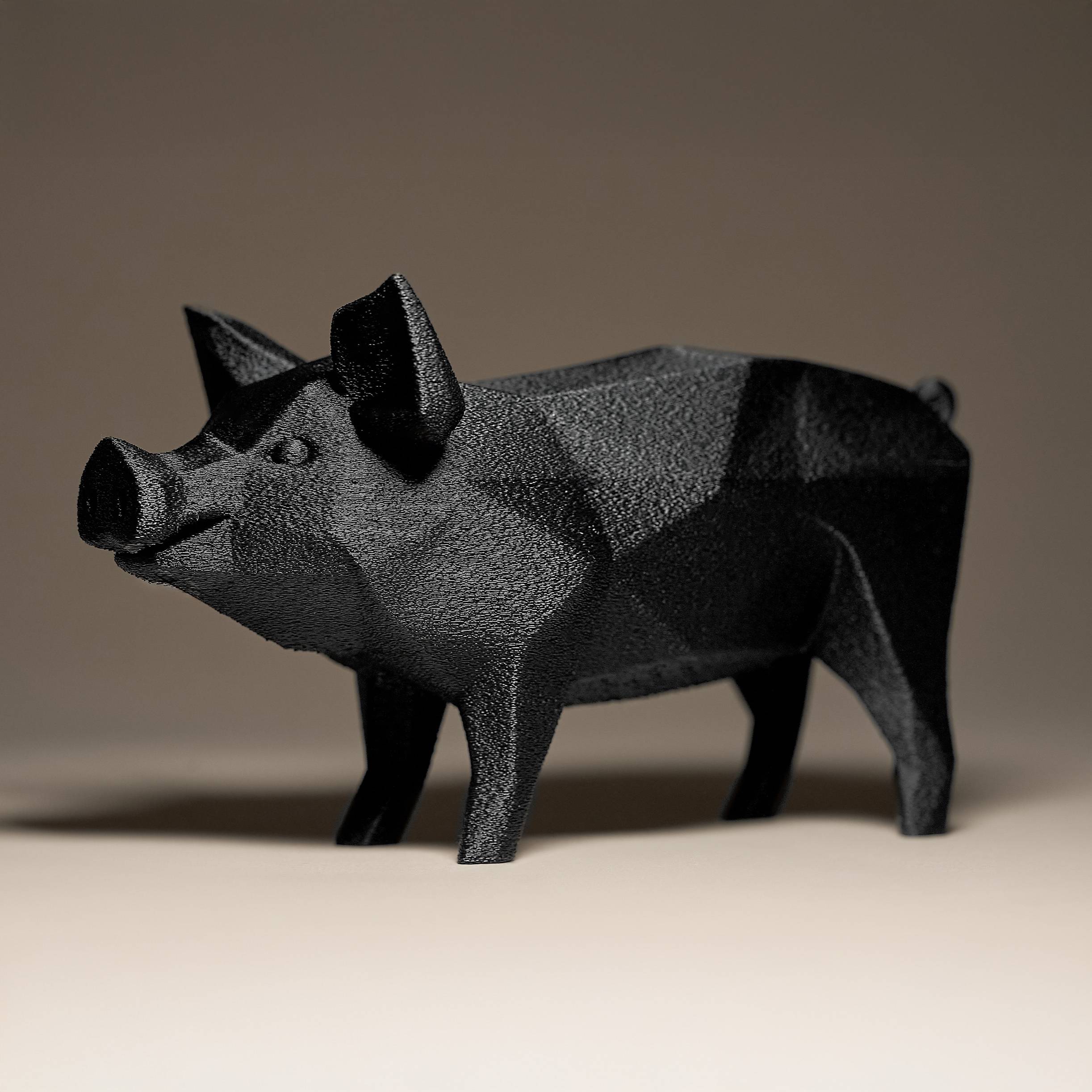 Free Home Decorations & Ornaments STL Download - Geometric Pig ...
